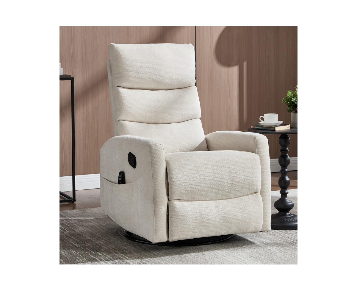 Click here for sumyeg Chenille Recliner Chair with Heat  Massage... prices