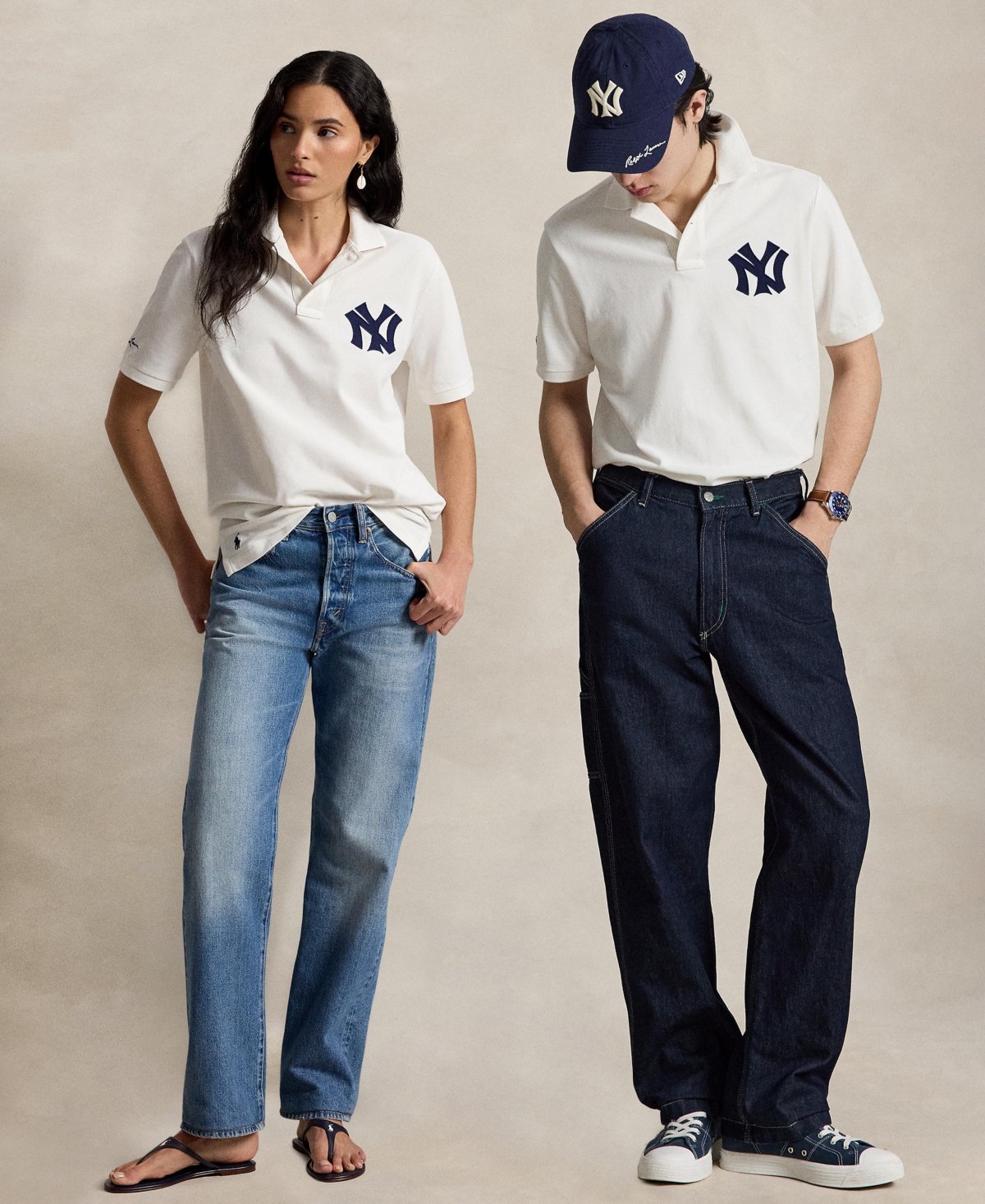 Click here for Polo Ralph Lauren Mens Yankees Logo Mesh Polo Shir... prices