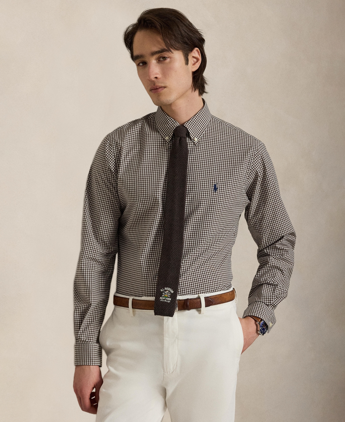 Click here for Polo Ralph Lauren Mens Classic-Fit Stretch Poplin... prices