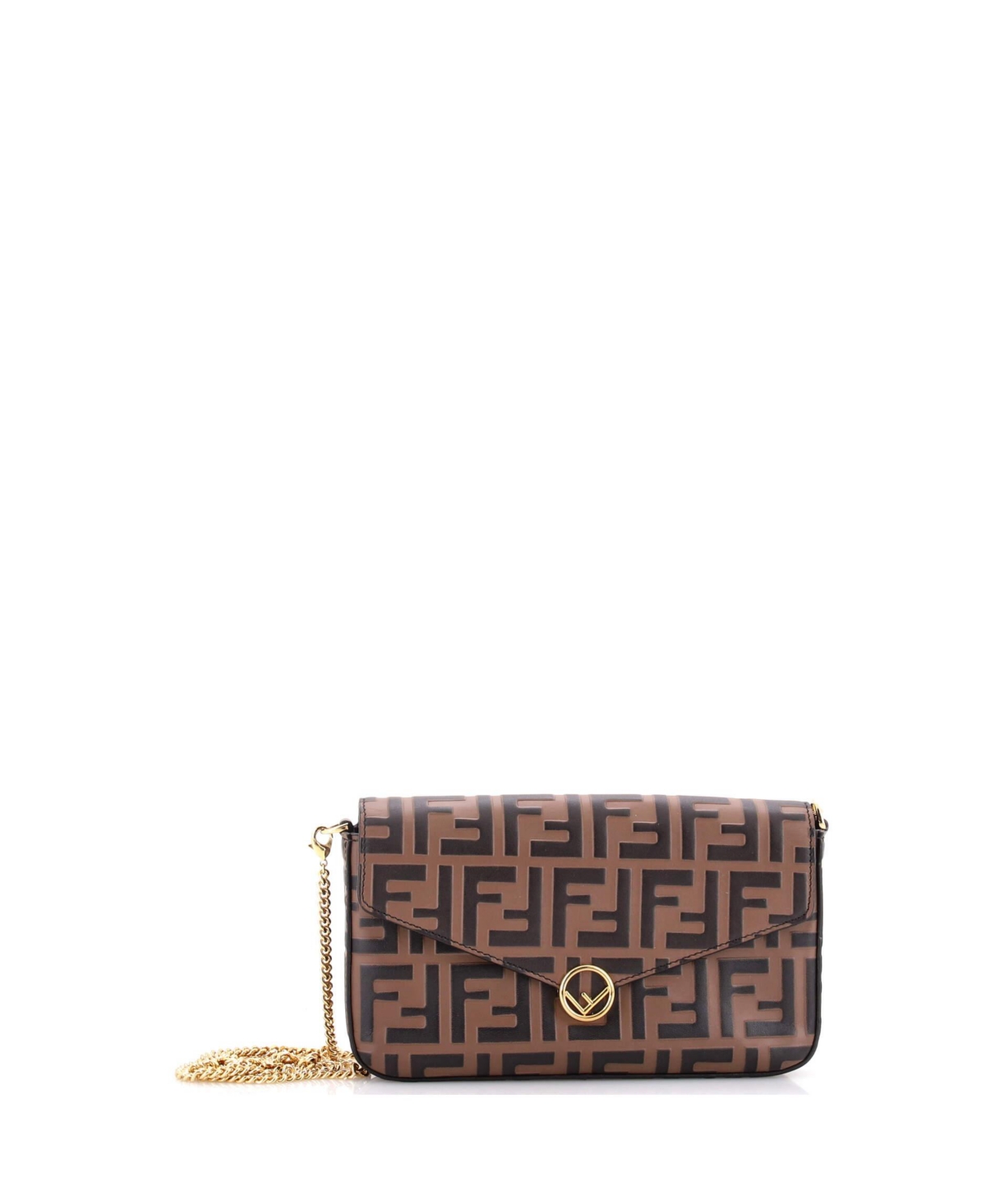 Click here for Pre-Owned Fendi F is Fendi Envelope Clutch on Chai... prices