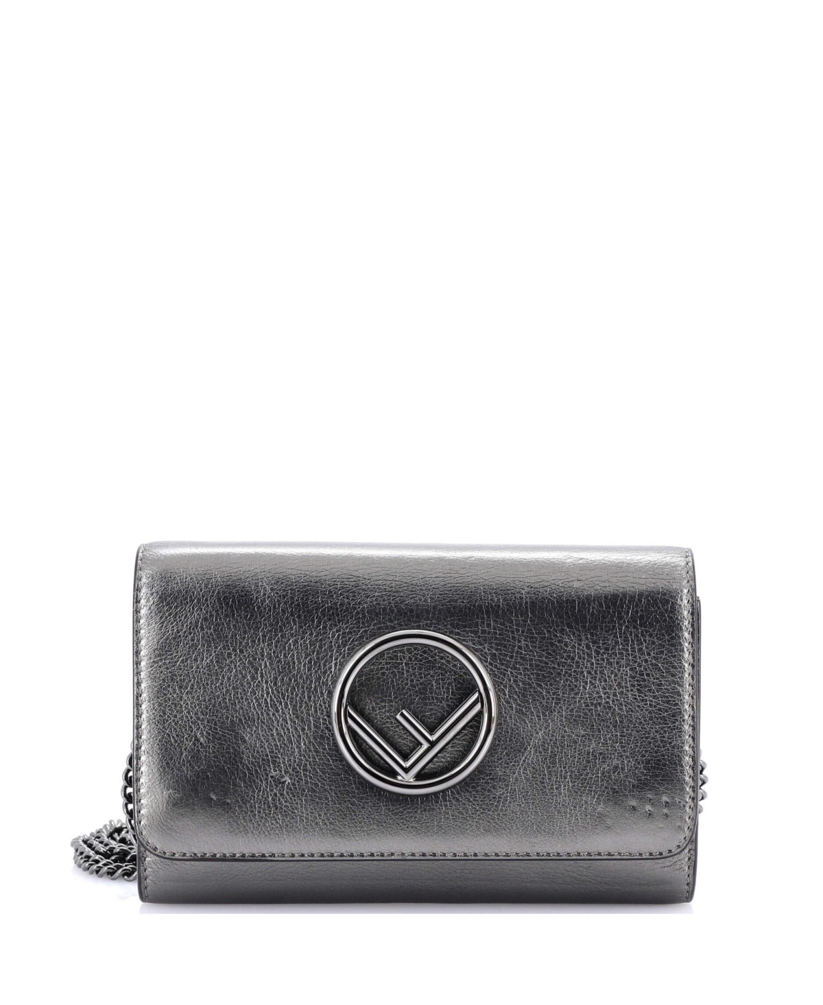 Click here for Pre-Owned Fendi Mini F is Fendi Wallet on Chain Le... prices