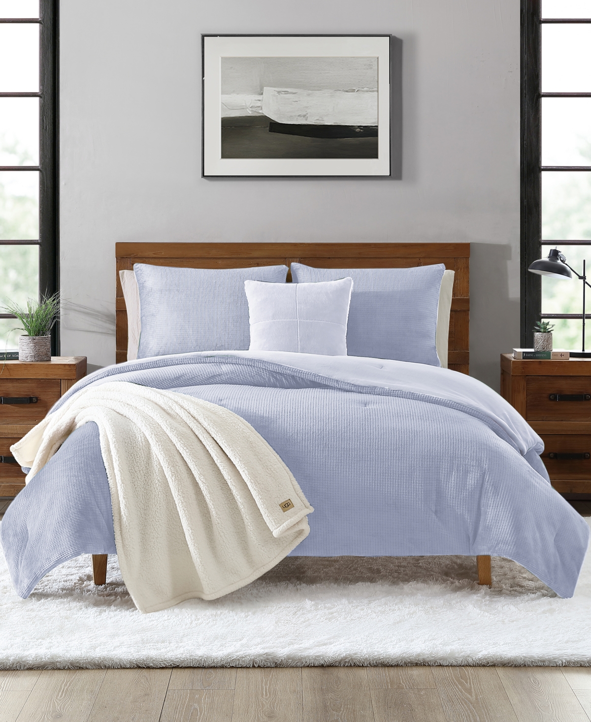 Click here for Ugg Brody Reversible 5-Pc. Comforter Set  King - M... prices