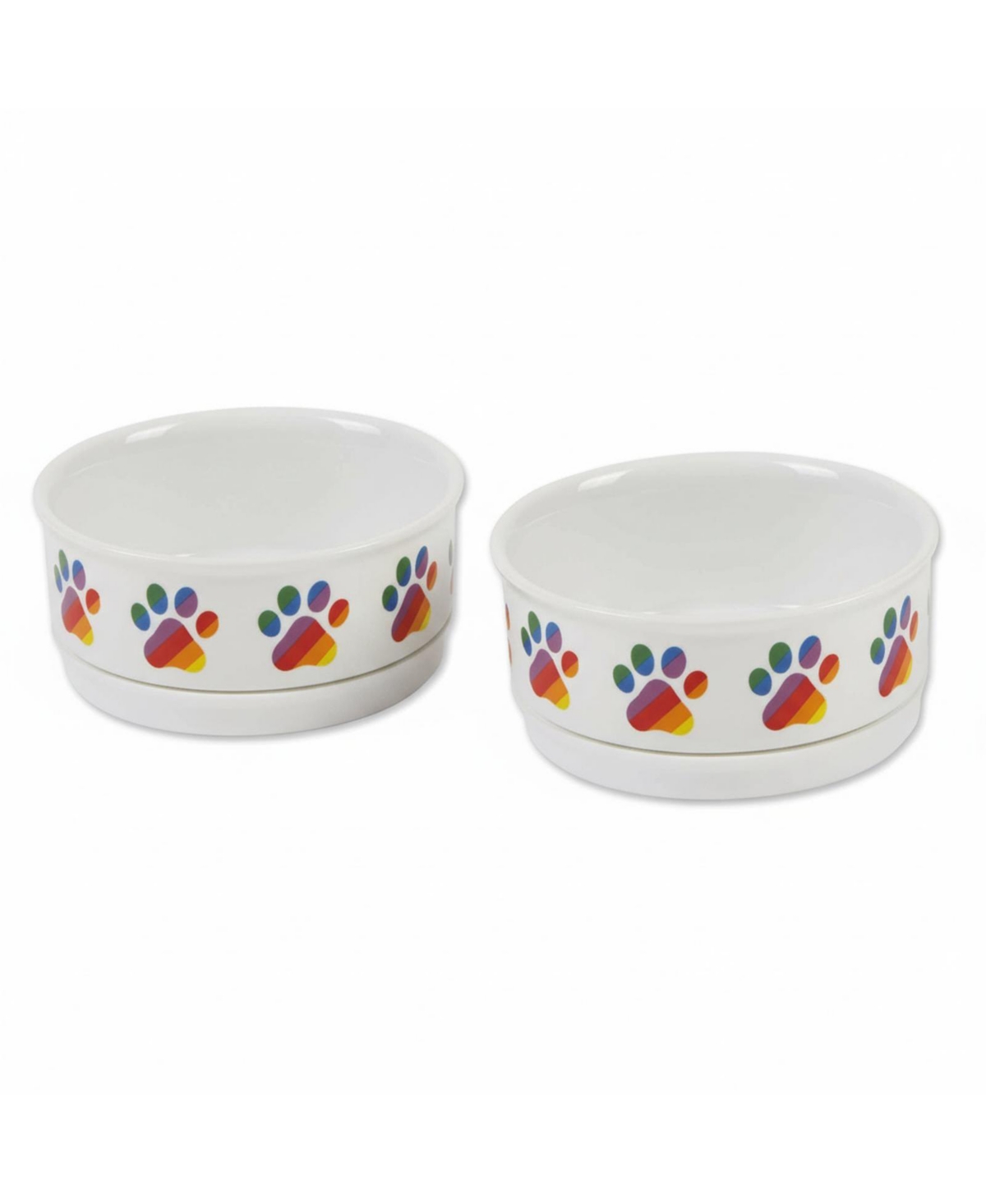 Click here for Aronkl Ceramic Pet Bowls Set of 2 Non-Slip Dishwas... prices