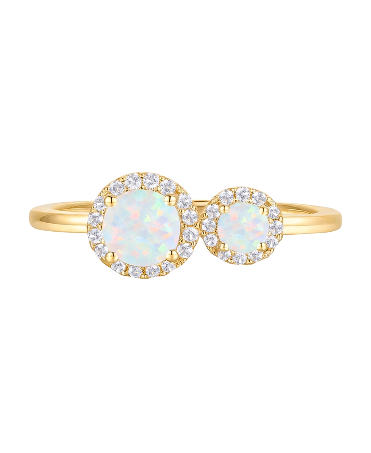 Click here for Macys Lab Grown Opal (1/4 ct. t.w.) & Lab Grown Wh... prices