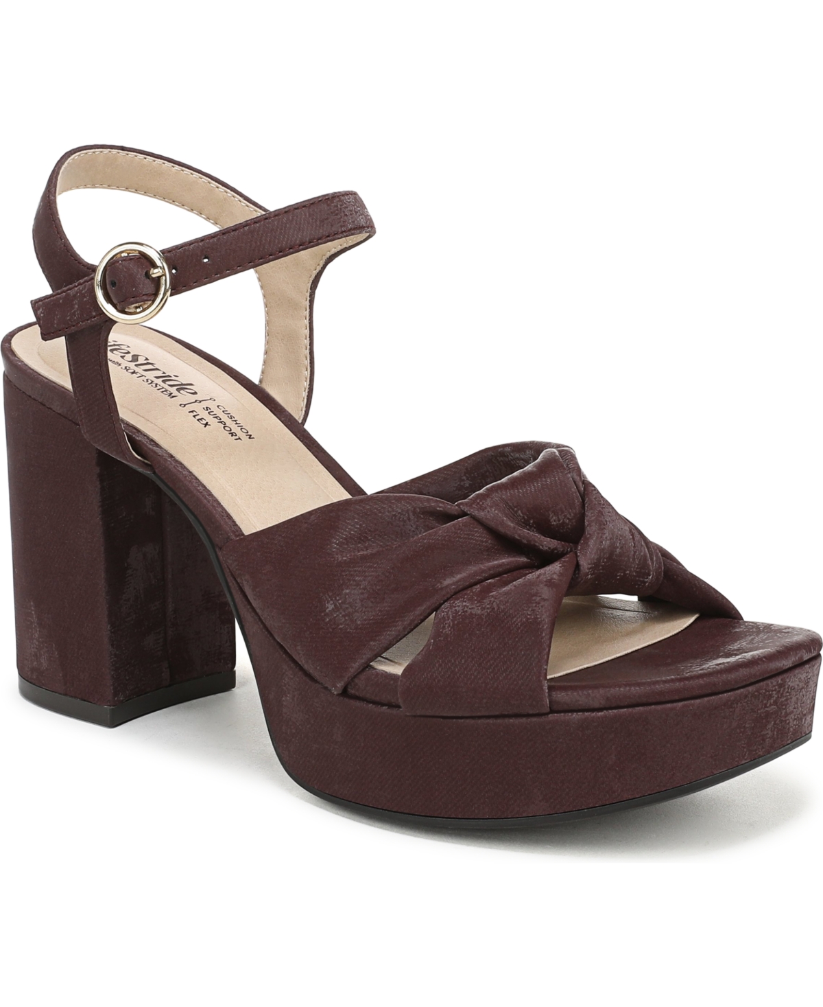 Click here for LifeStride Womens August Square Open Toe Platform... prices