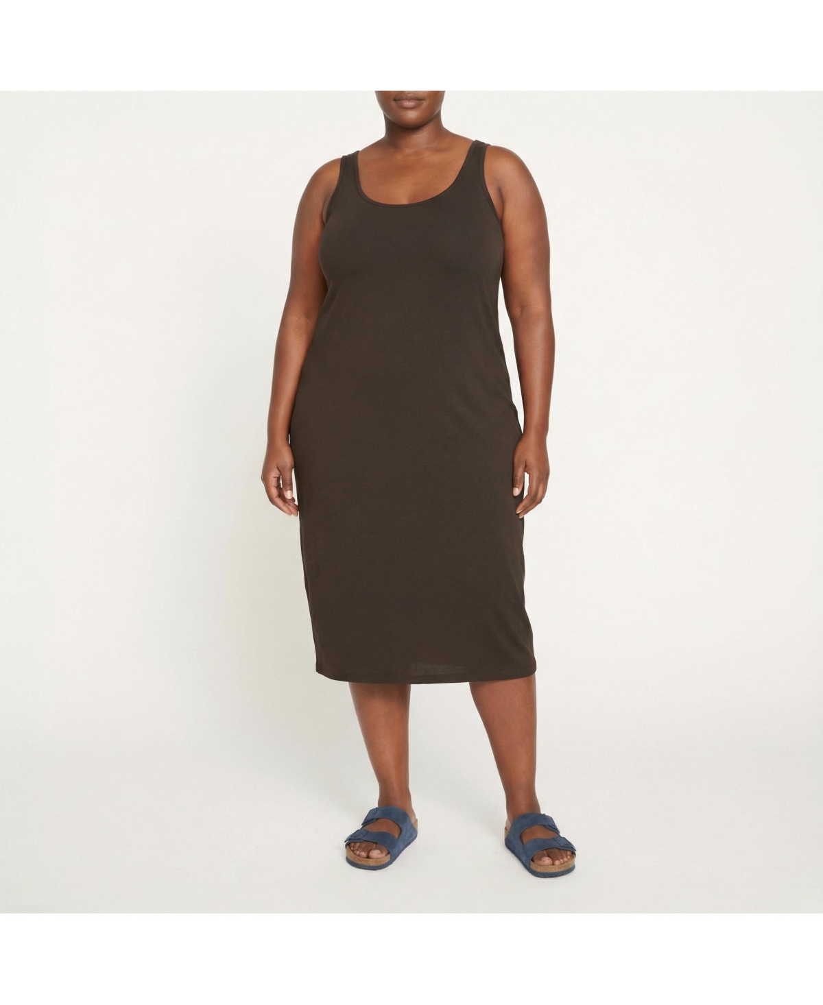Click here for Universal Standard Plus Size Iconic Geneva Tank Dr... prices