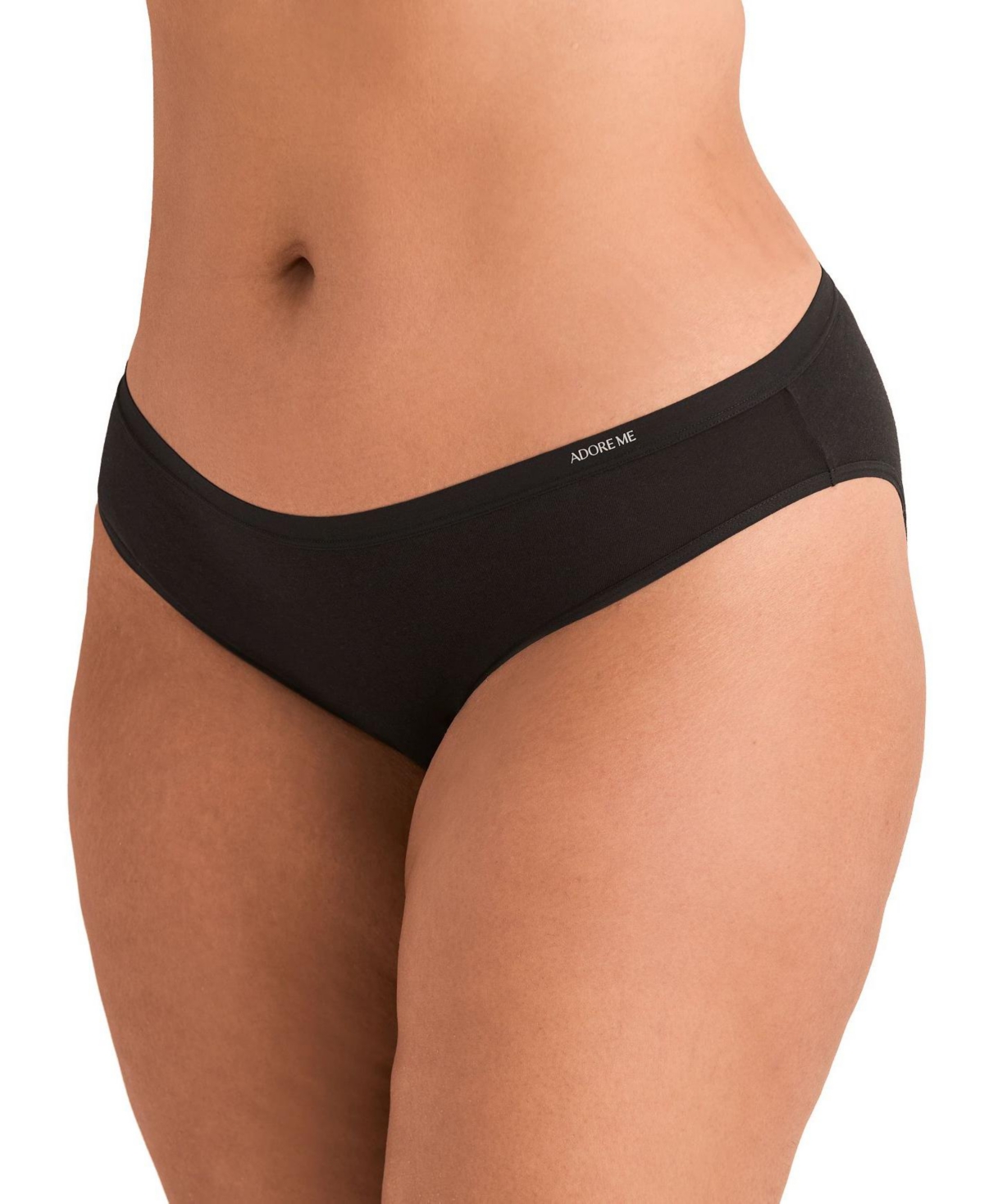 Click here for Adore Me Plus Size Everly Bikini Panty - Black prices