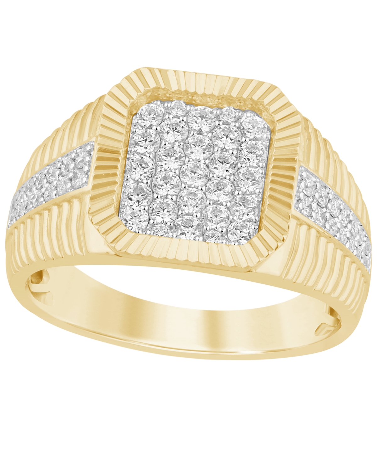 Click here for Macys Mens Diamond (3/4 ct. t.w.) Ring in Gold Ver... prices