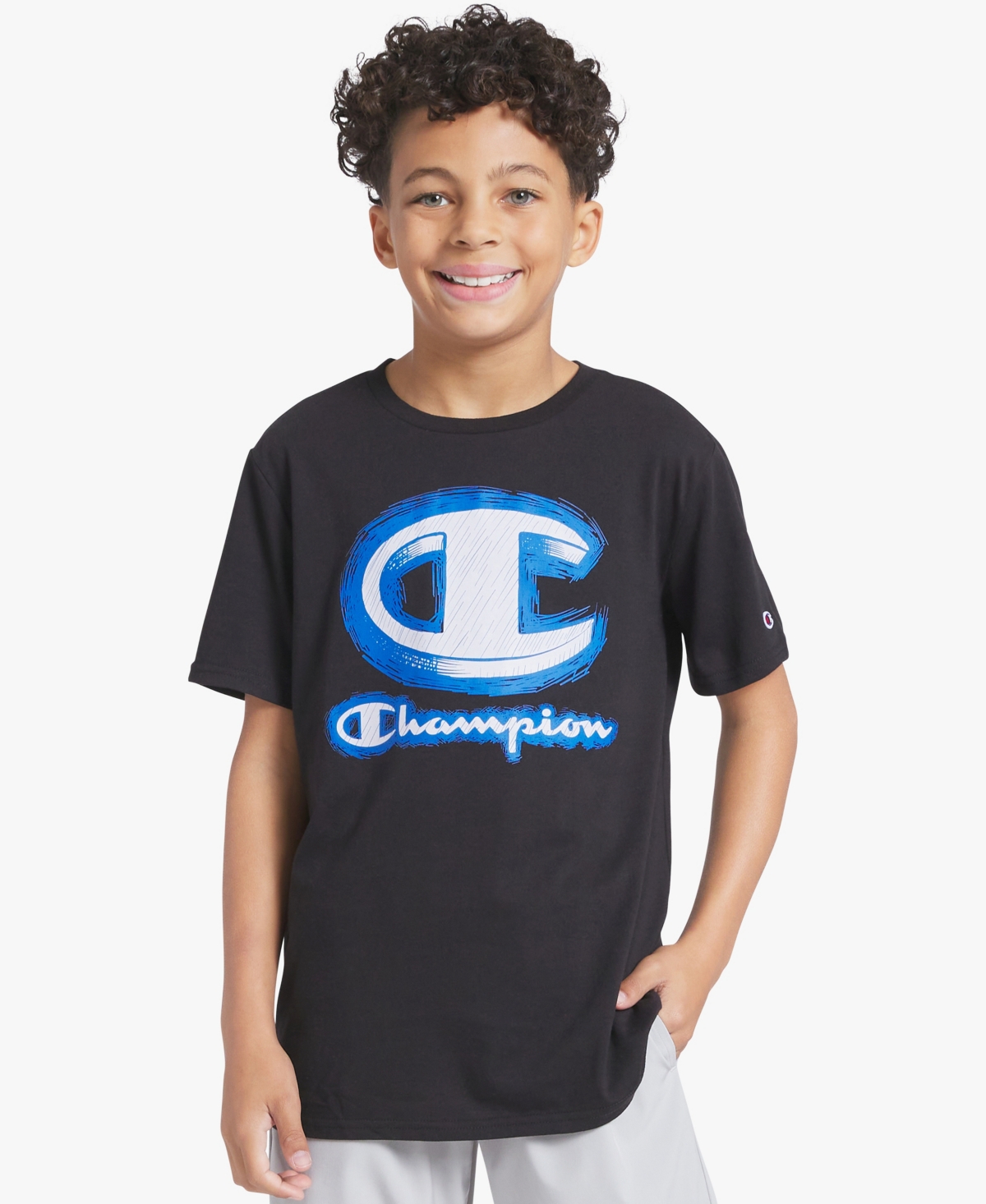Click here for Champion Boys 7-16 Short-Sleeve Crewneck T-Shirt -... prices