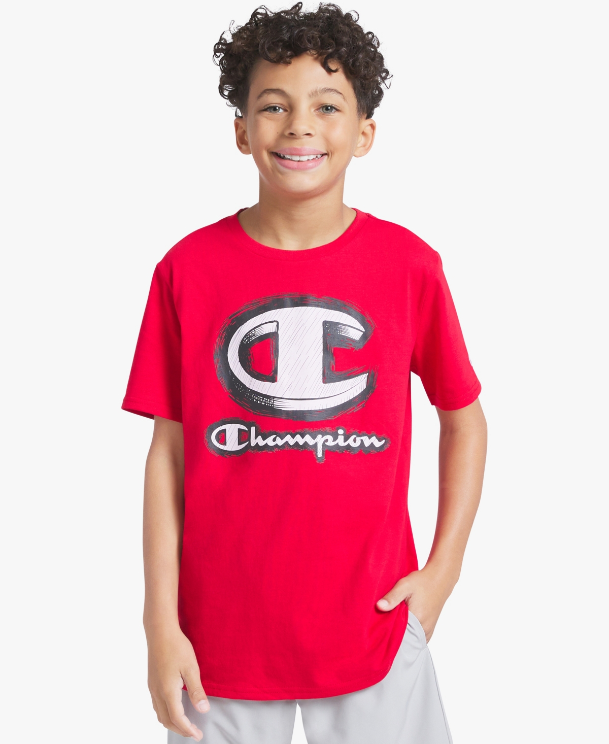 Click here for Champion Boys 7-16 Short-Sleeve Crewneck T-Shirt -... prices