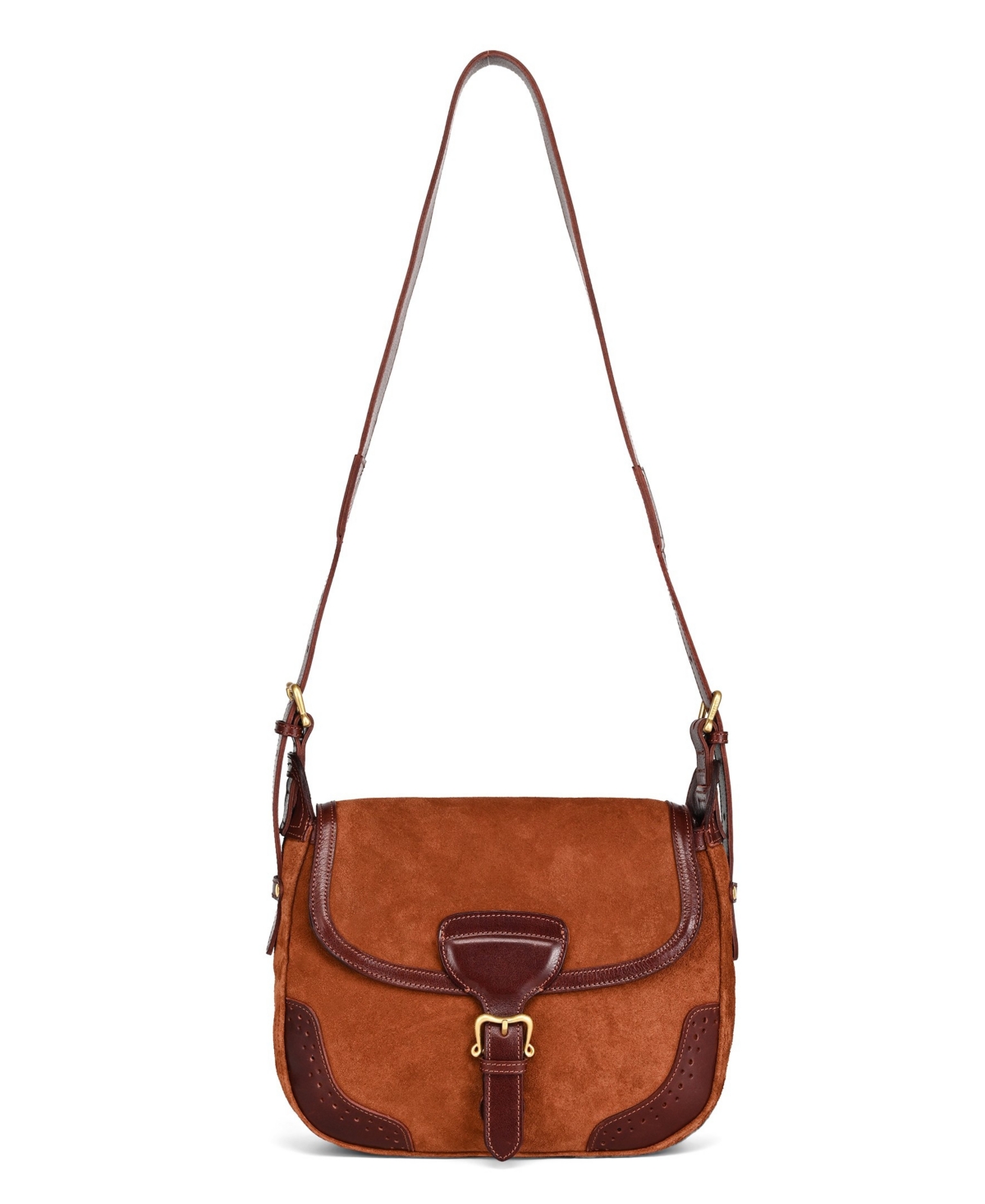 Click here for Old Trend Camellia Medium Shoulder Bag - Coffee Br... prices