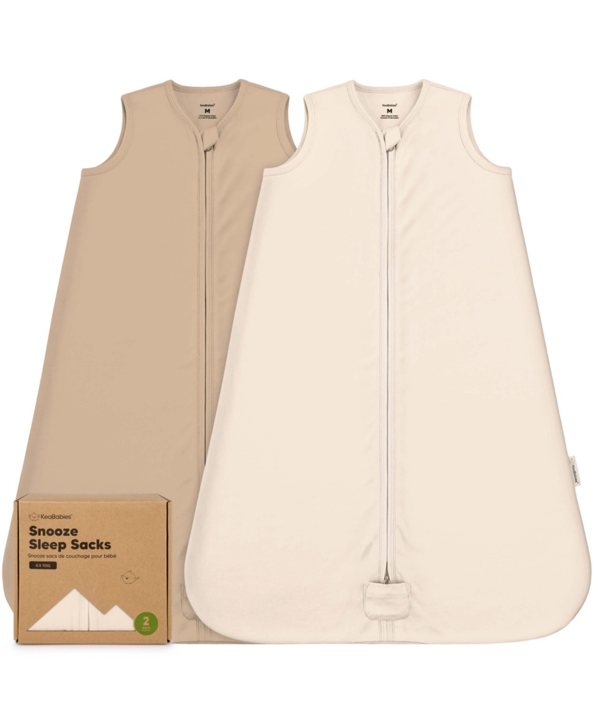 Click here for KeaBabies 2-Pack Snooze Baby Sleep Sacks  Cotton W... prices