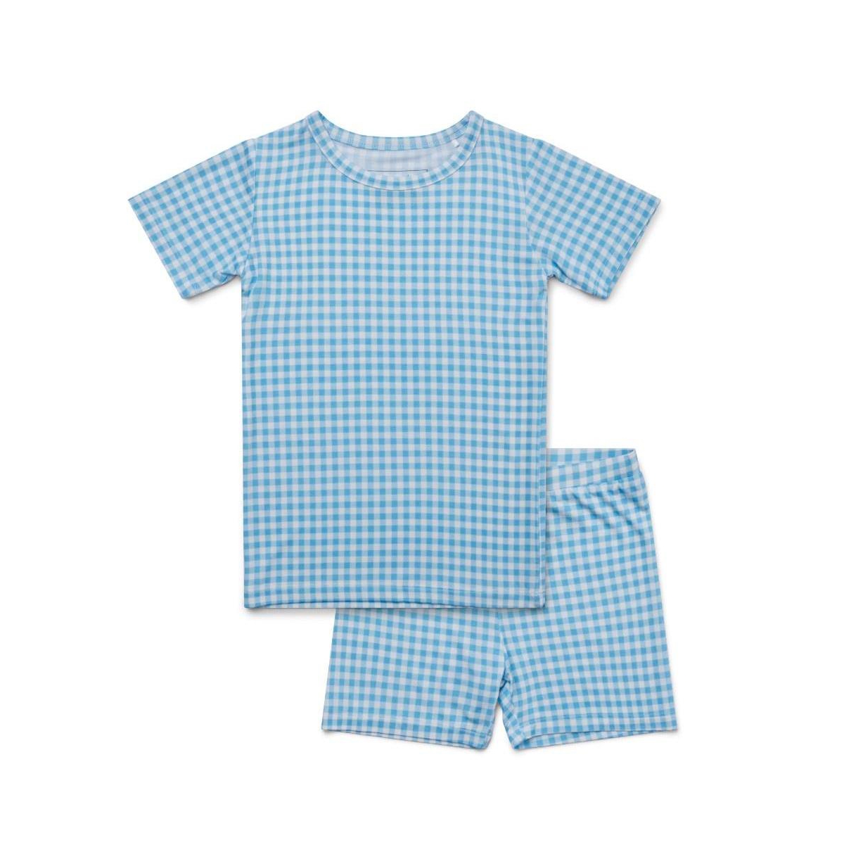 Click here for Motette Toddler Boys Harbor Gingham Pajama Set - B... prices