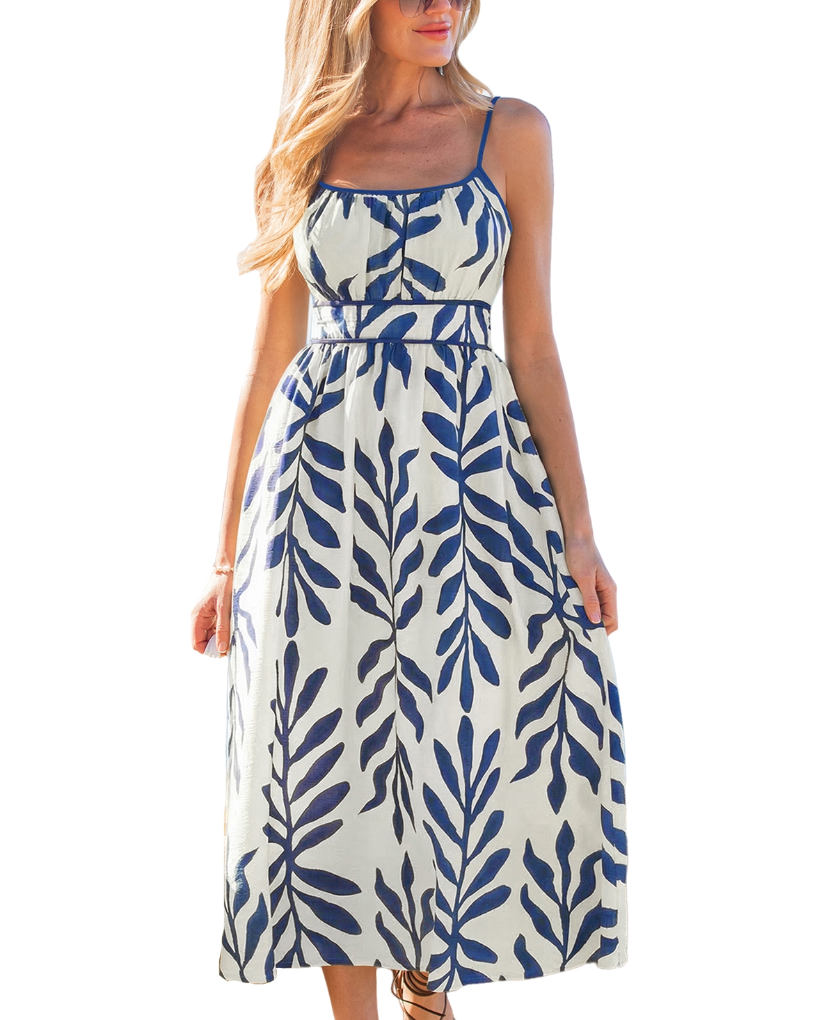 Click here for Cupshe Womens Soft Sunshine Tropical Midi Beach Dr... prices