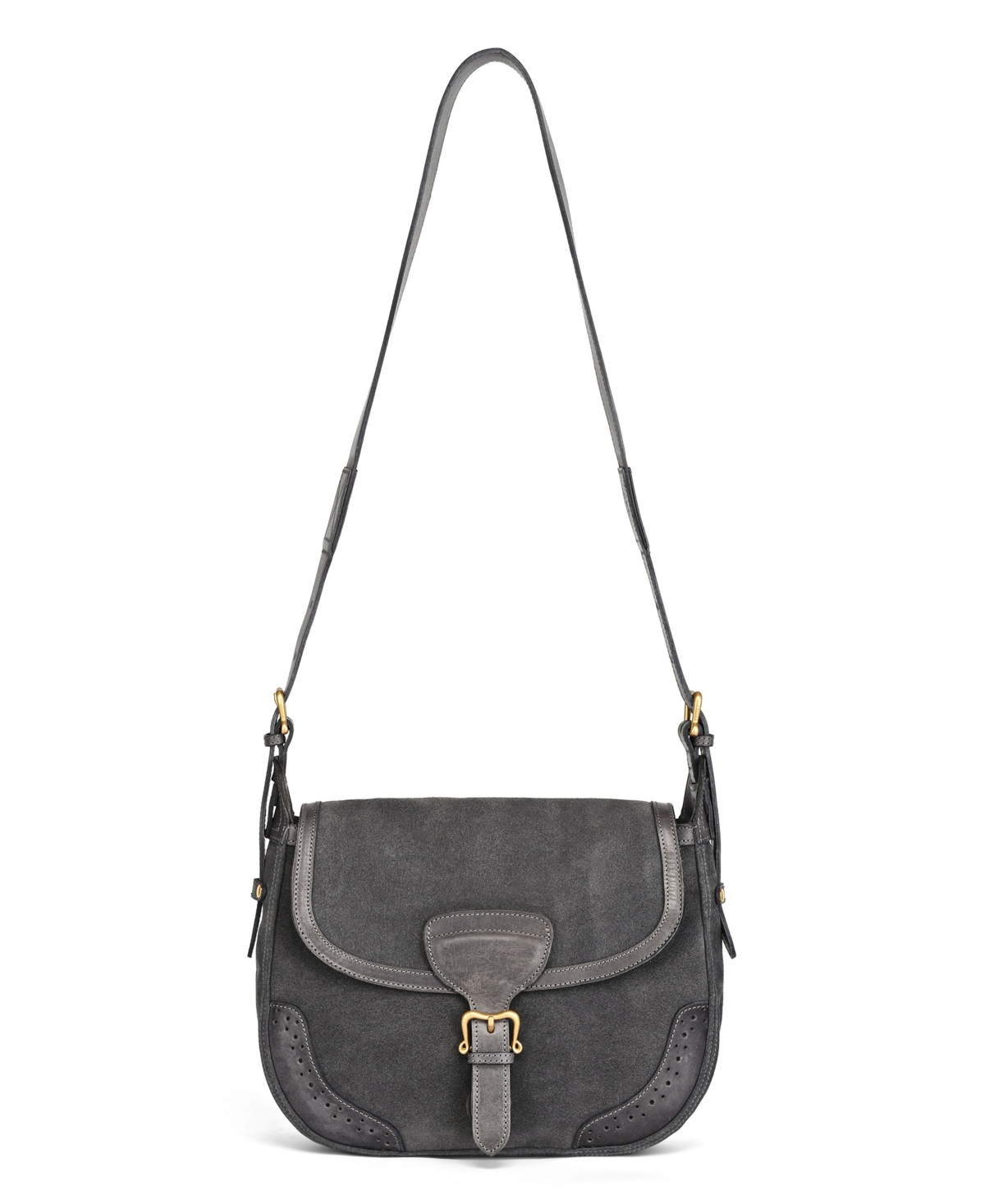 Click here for Old Trend Camellia Medium Shoulder Bag - Stone Gre... prices