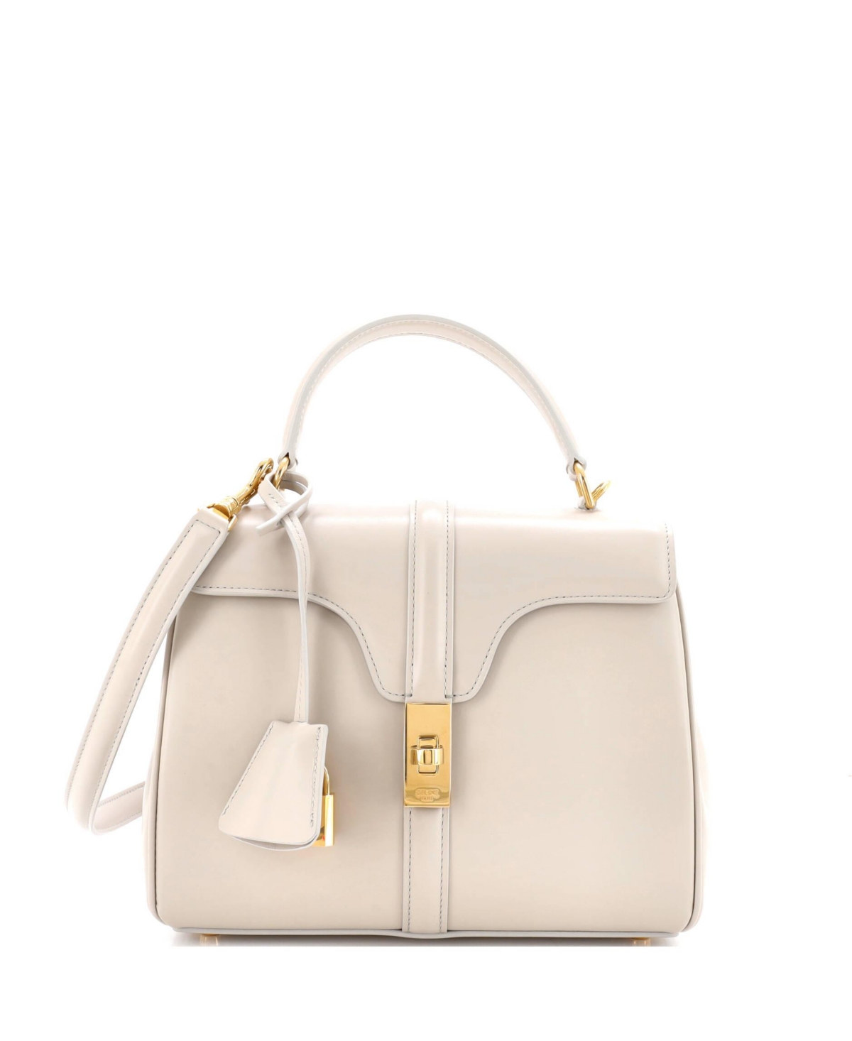 Click here for Pre-Owned Celine Small 16 Top Handle Bag Smooth Ca... prices