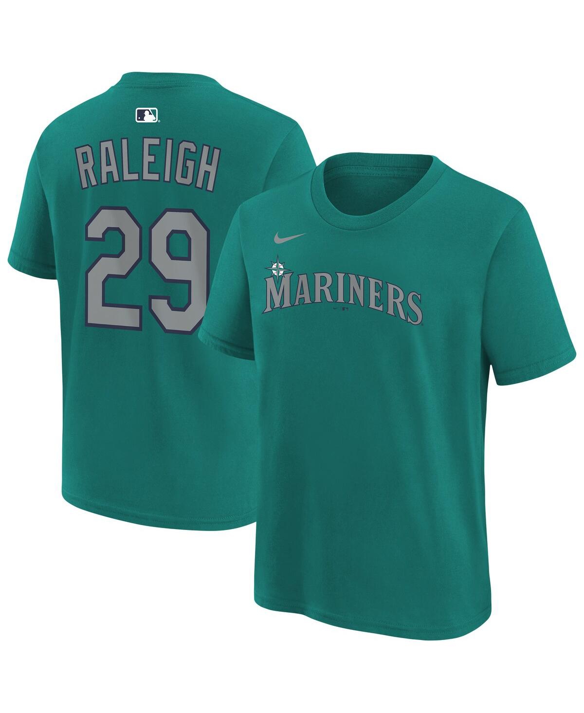 Click here for Nike Big Boys and Girls Cal Raleigh Teal Seattle M... prices