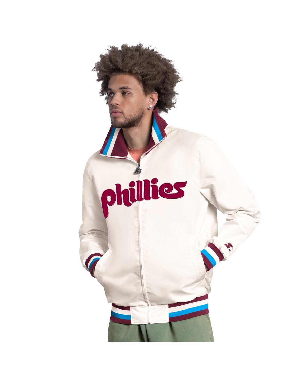 Click here for Starter Mens White Philadelphia Phillies The Capta... prices