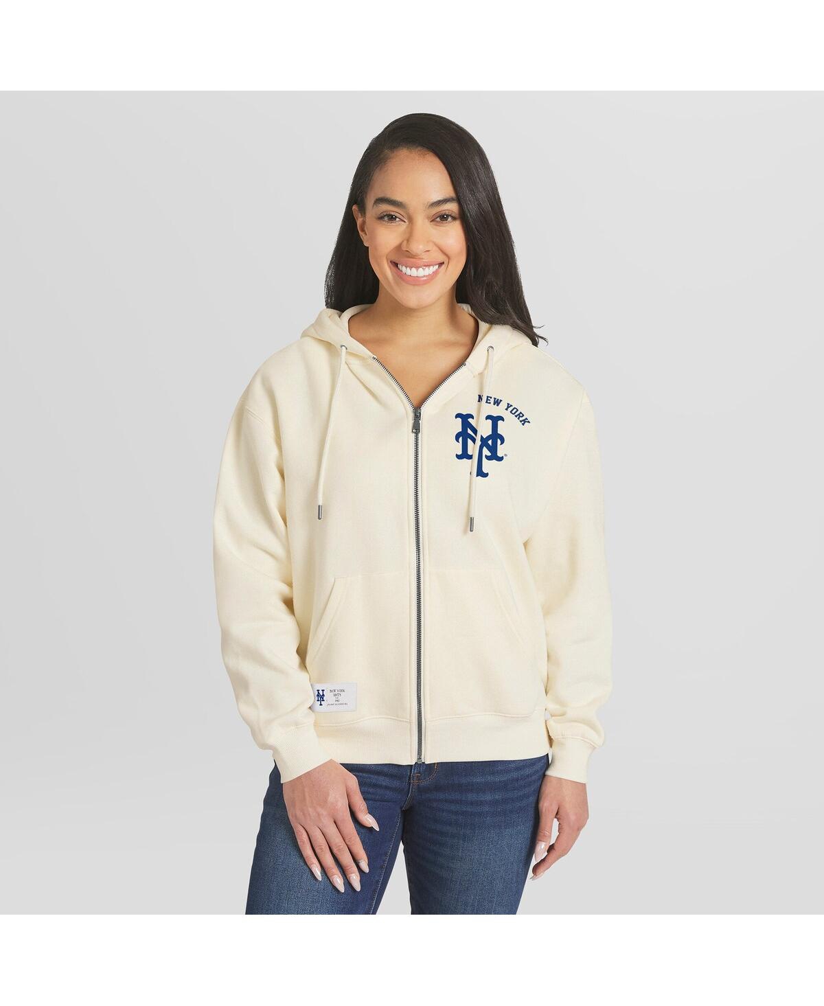 Click here for Wear by Erin Andrews Womens Cream New York Mets Fu... prices