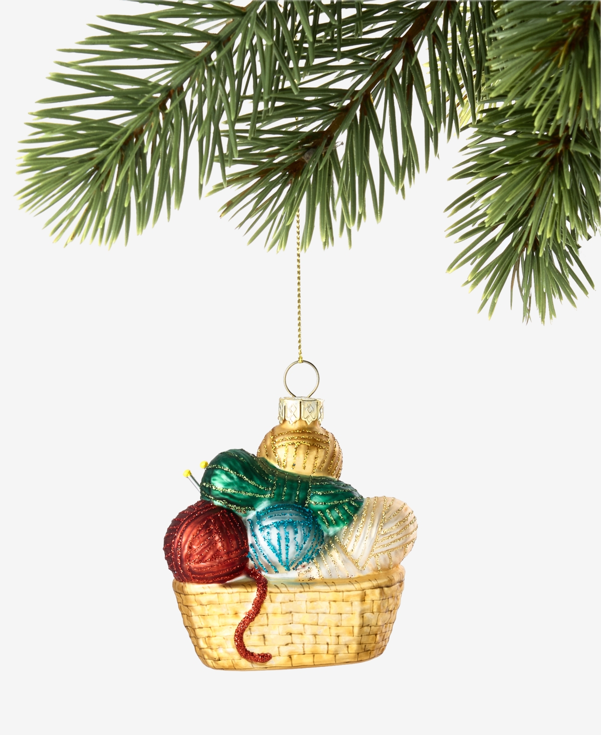 Click here for Holiday Lane Eclectic Charms Yarn Basket Ornament... prices