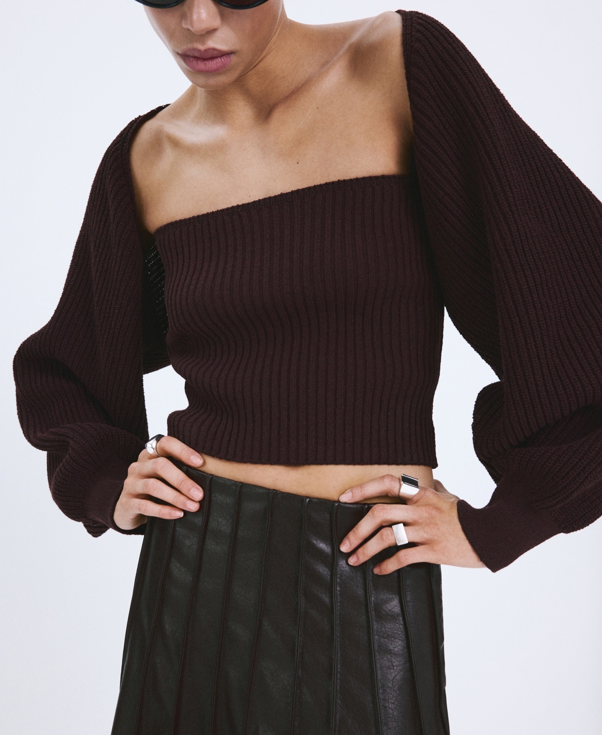 Click here for Mango Womens 2-Piece Knit Set - Plum prices