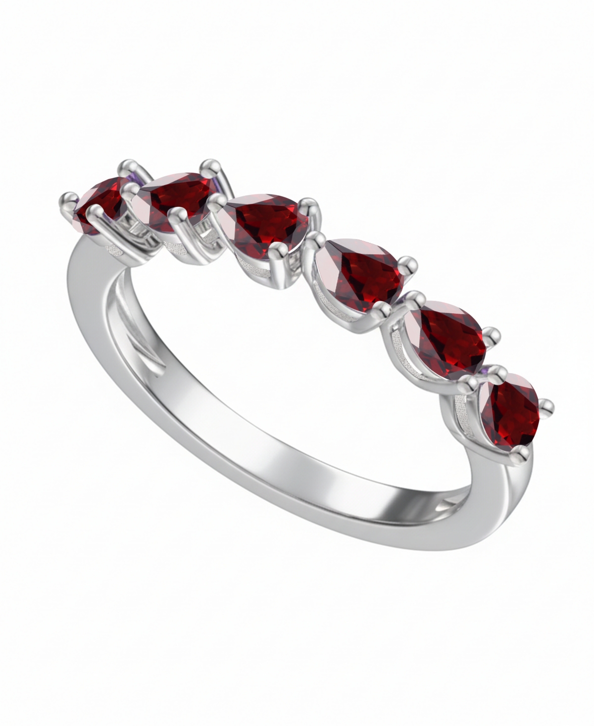 Click here for Macys Garnet (1-1/4 ct. t.w.) Ring in Sterling Sil... prices