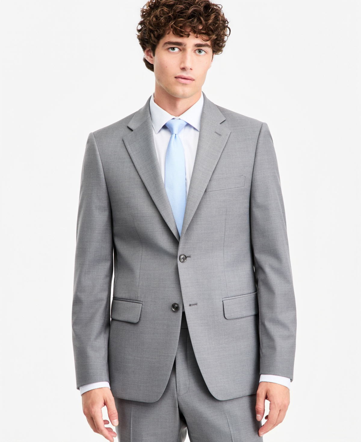 Click here for Tommy Hilfiger Mens Modern-Fit Wool Th-Flex Stretc... prices