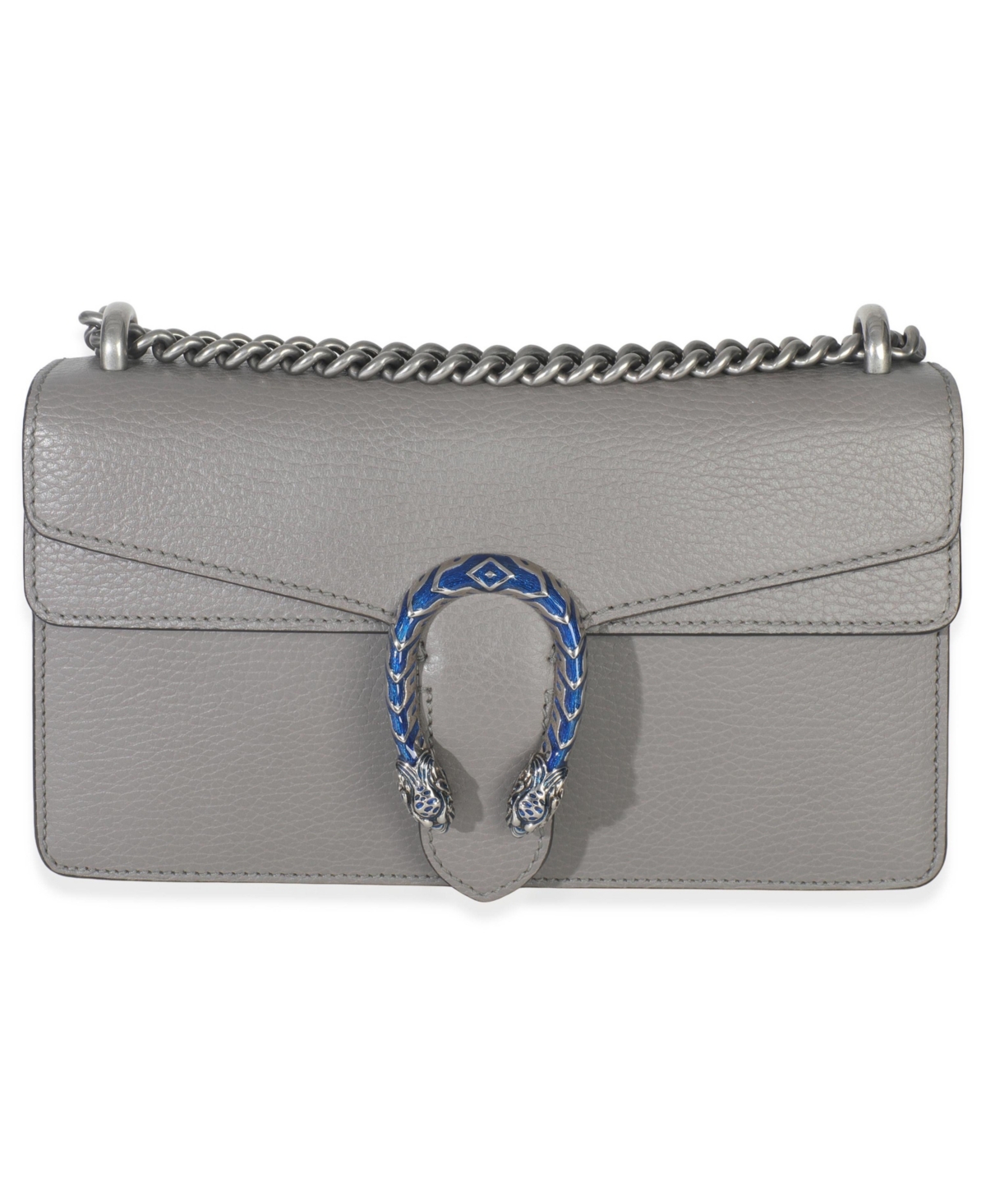 Click here for Pre-Owned Gucci Dusty Grey Pebbled Calfskin Small... prices