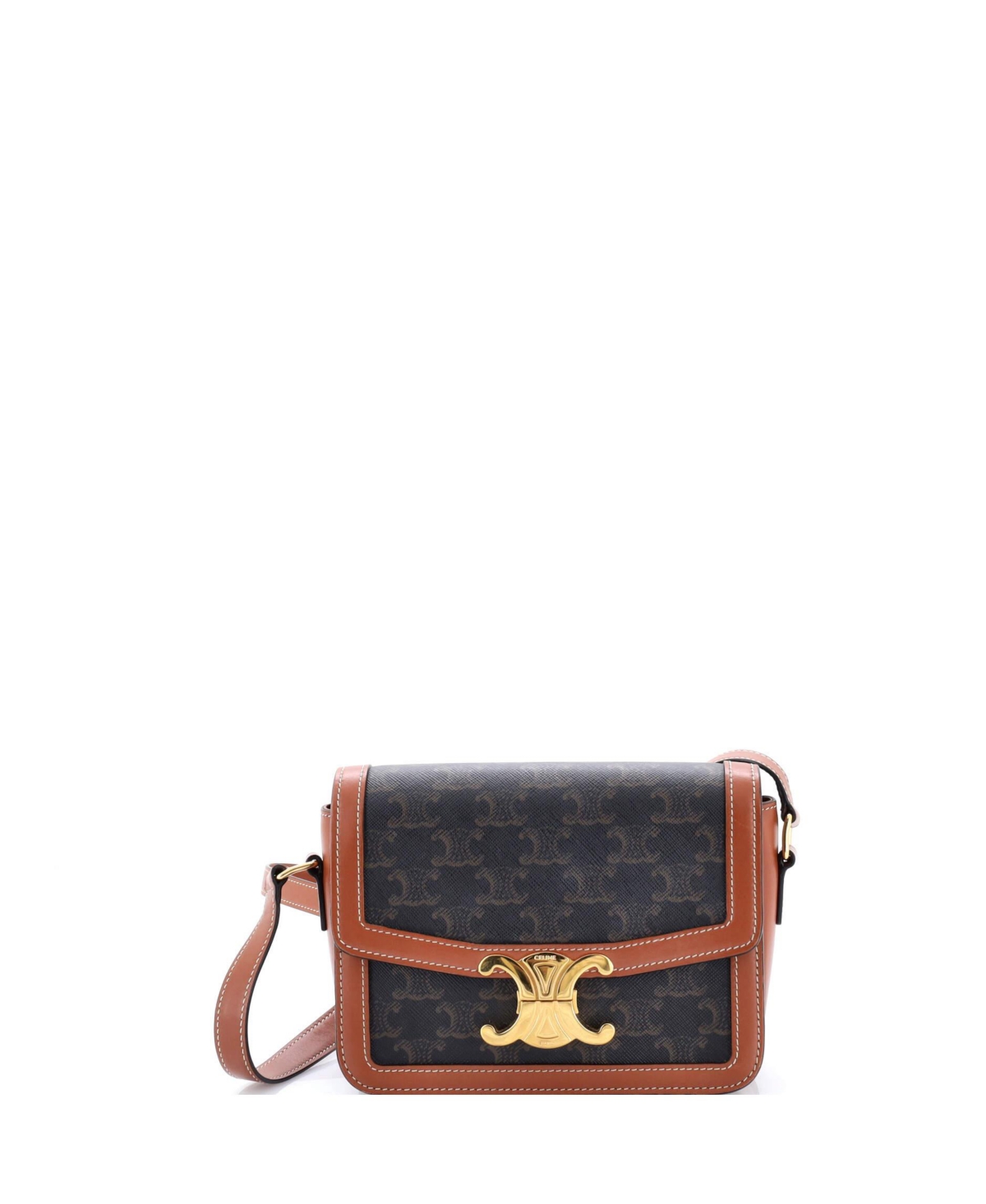 Click here for Pre-Owned Celine Teen Triomphe Shoulder Bag Triomp... prices