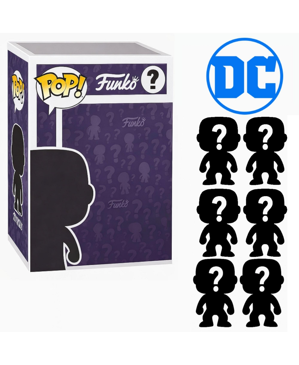 Click here for Funko Set of 6 Surprise Mystery Dc Comics Pop! Ran... prices