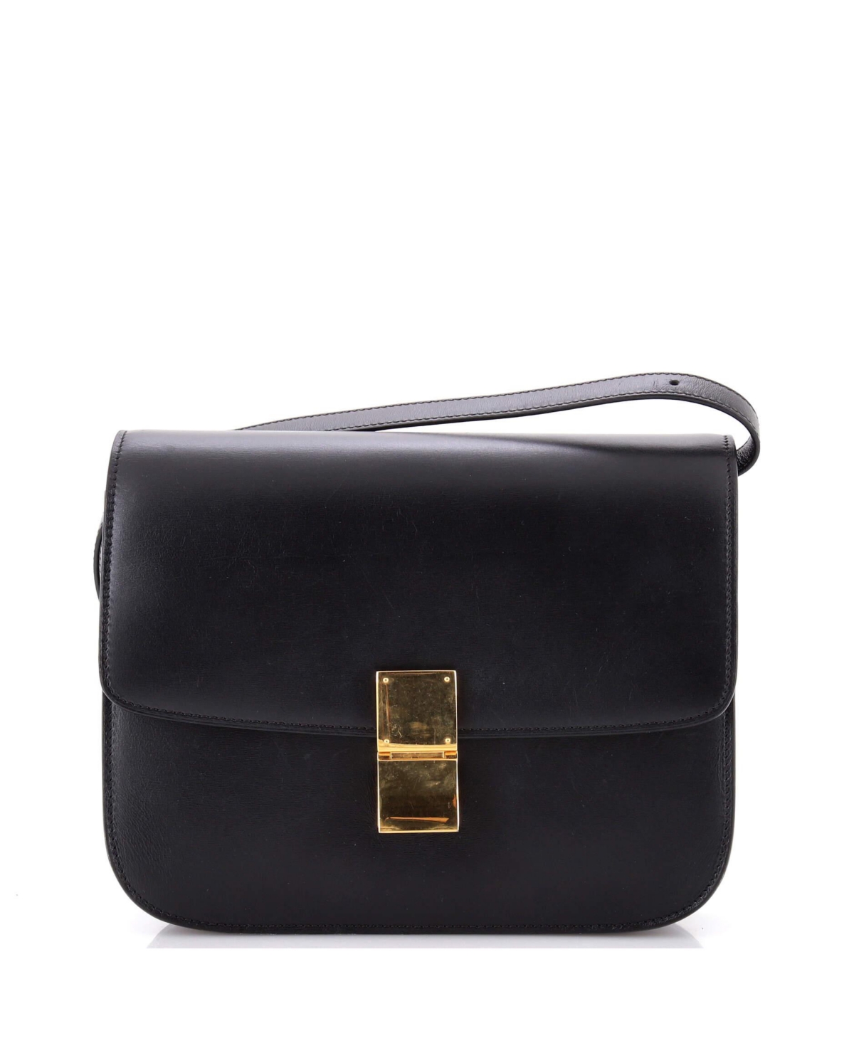 Click here for Pre-Owned Celine Medium Classic Box Bag Smooth Lea... prices