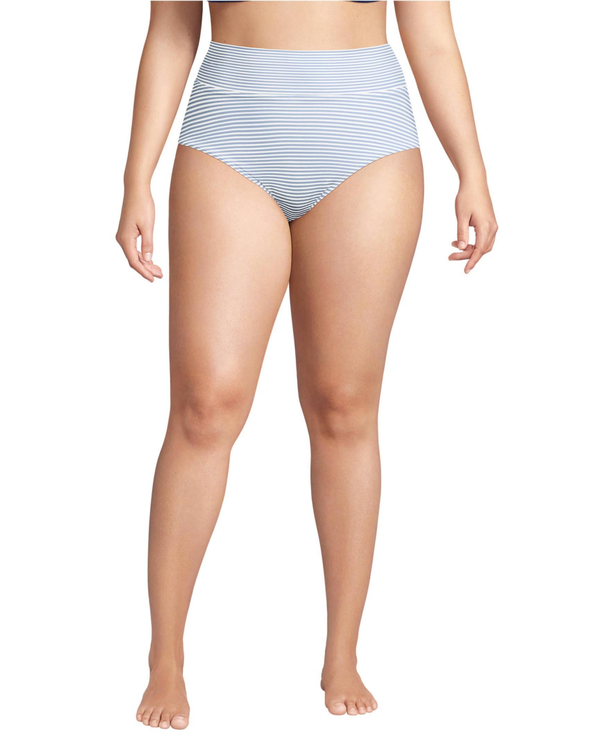 Click here for Lands End Plus Size Pinchless High Waisted Bikini... prices