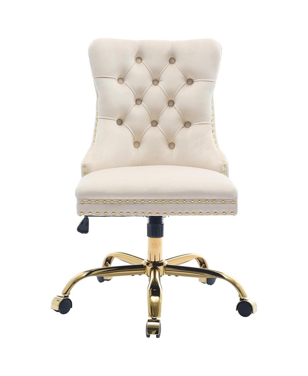 Click here for Rainsken Velvet Upholstered Office Chair  Tufted B... prices