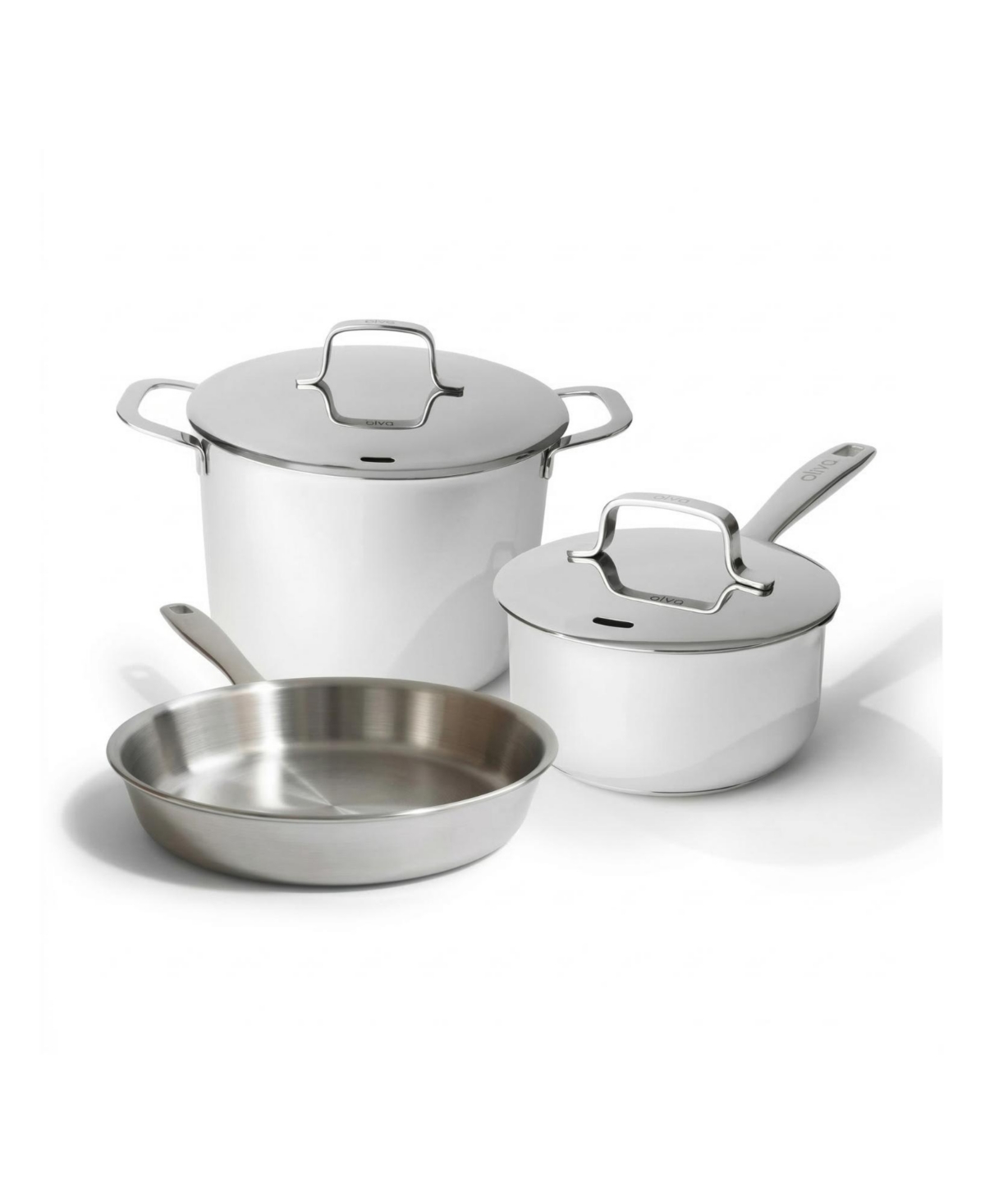 Alva Maestro 5-Piece Stainless Steel Cookware Set - Silver