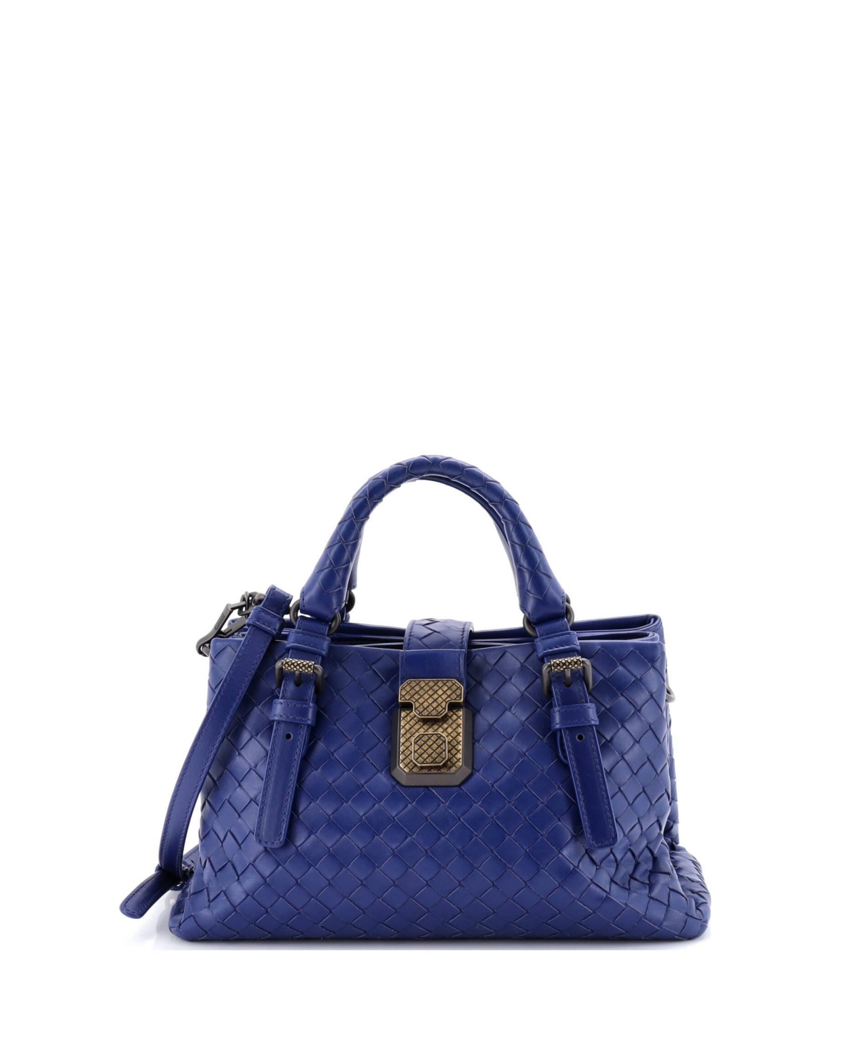 Click here for Pre-Owned Bottega Veneta Mini Roma Bag Intrecciato... prices