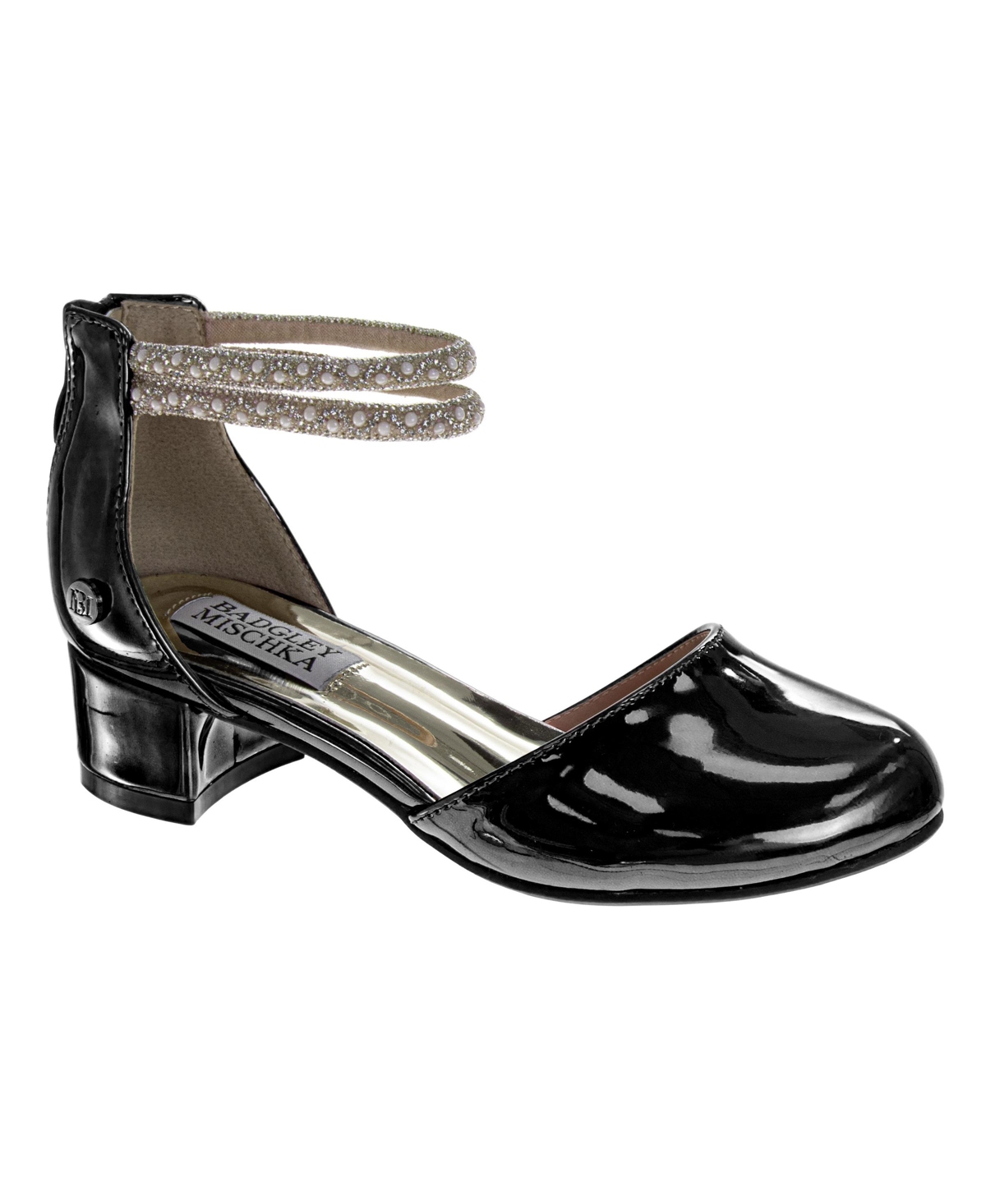 Click here for Badgley Mischka Little Girls Metallic Mary Jane He... prices