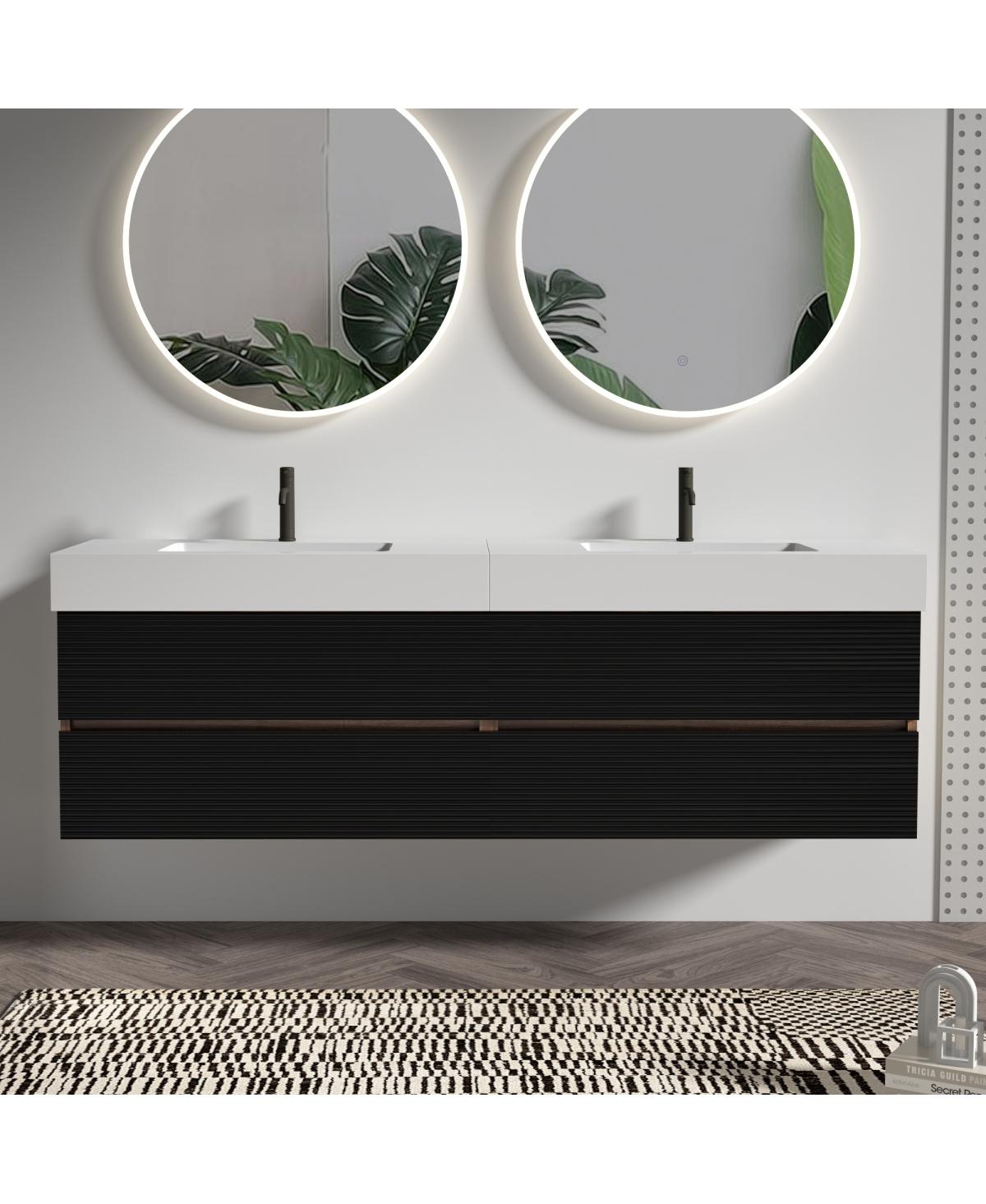 Click here for Sillysis 71.7" Floating Modern Double Sink Ba... prices