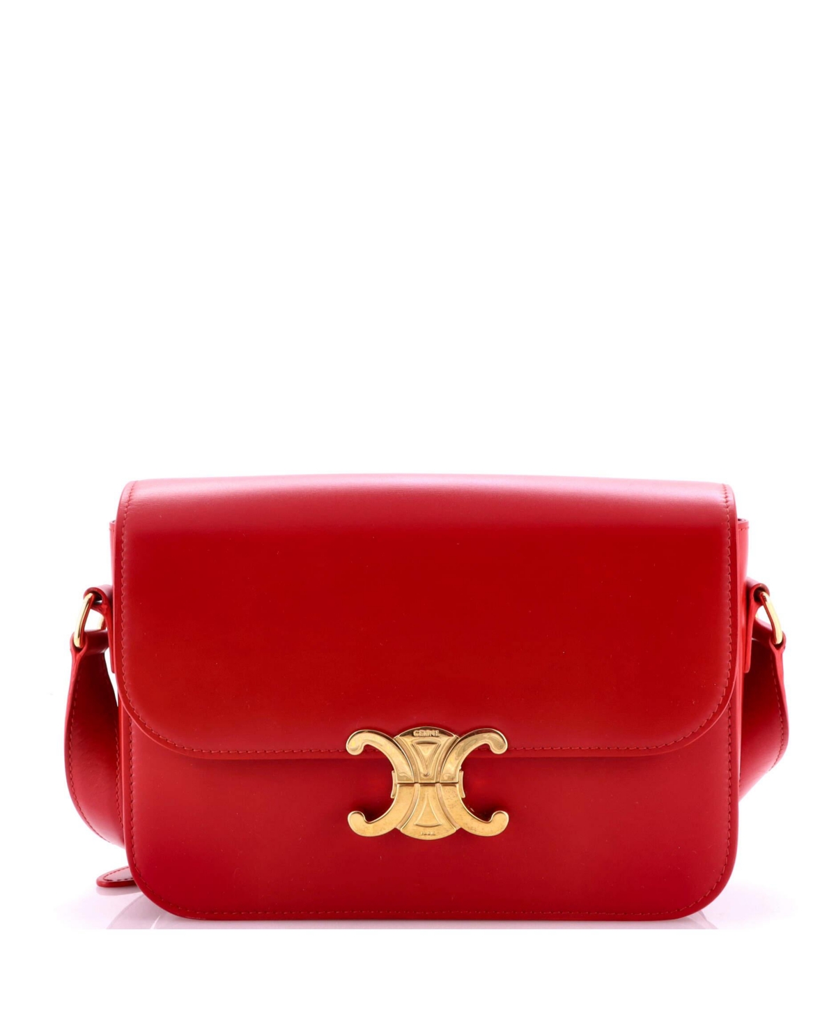 Click here for Pre-Owned Celine Medium Triomphe Shoulder Bag Smoo... prices