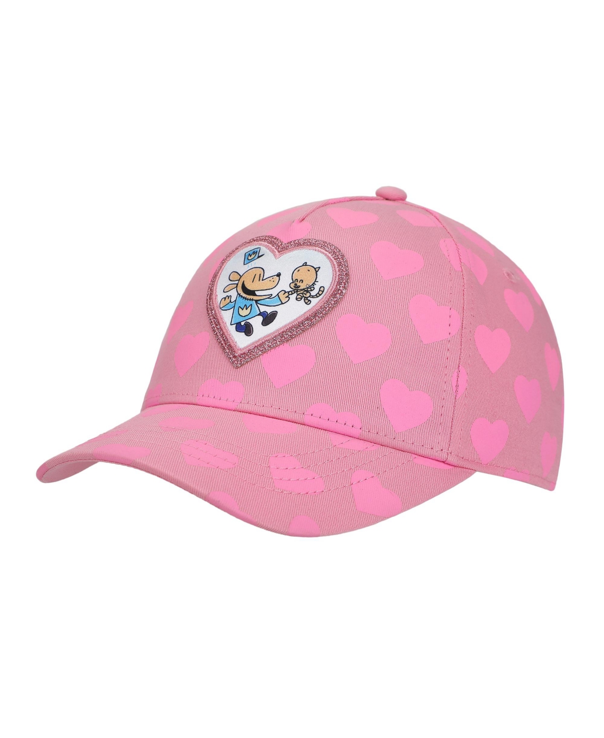 Click here for Dog Man Girls Glitter Heart Youth Pink Traditional... prices