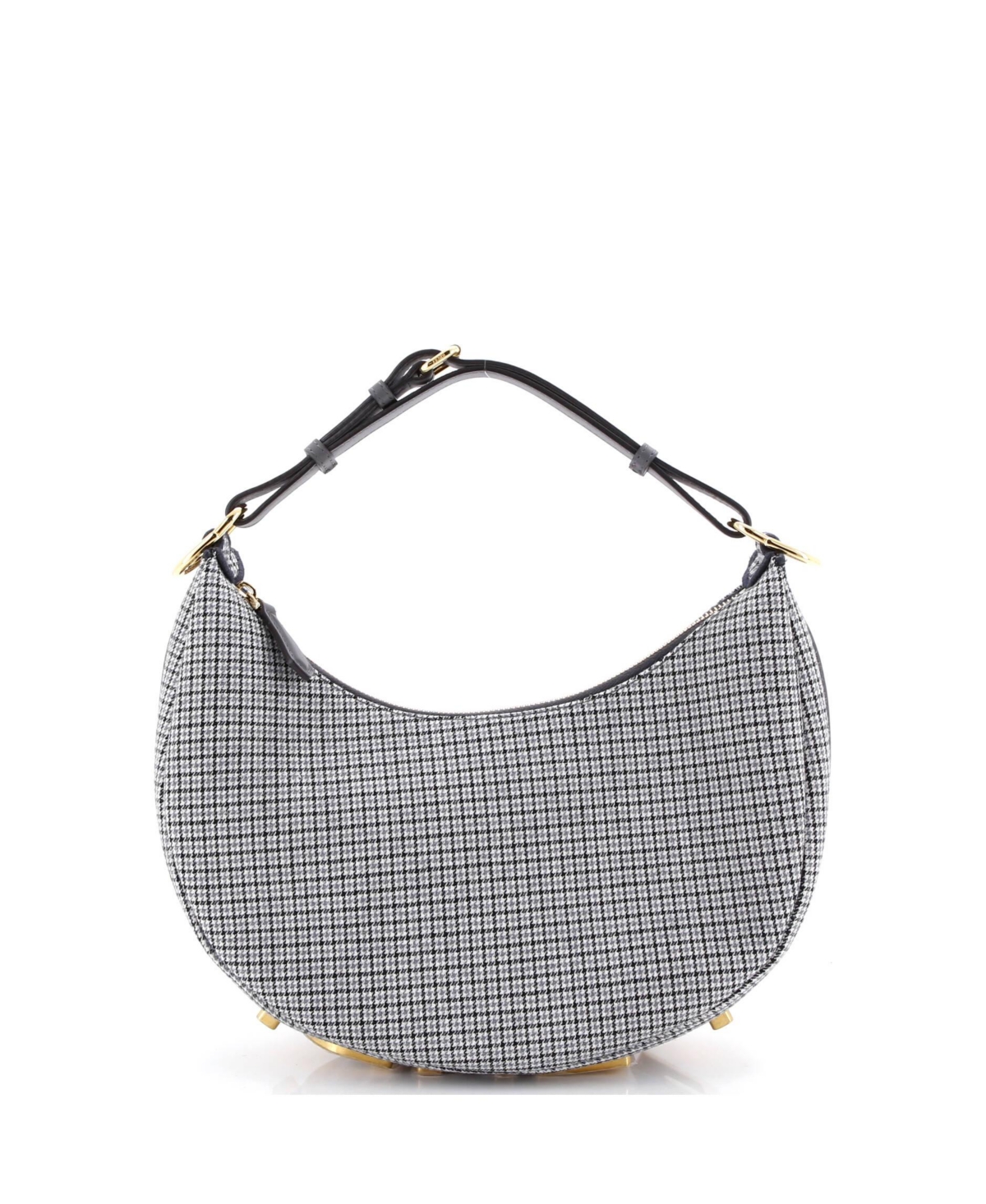 Click here for Pre-Owned Fendi Small Fendigraphy Bag Houndstooth... prices