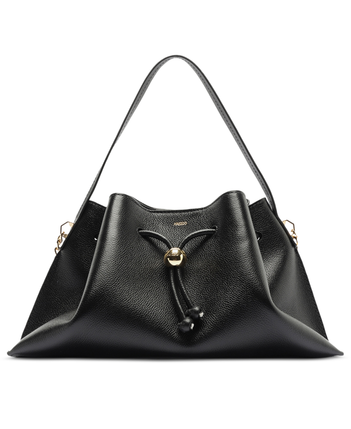 Click here for Arezzo Alba Snap Button Small Shoulder Bag - Black prices
