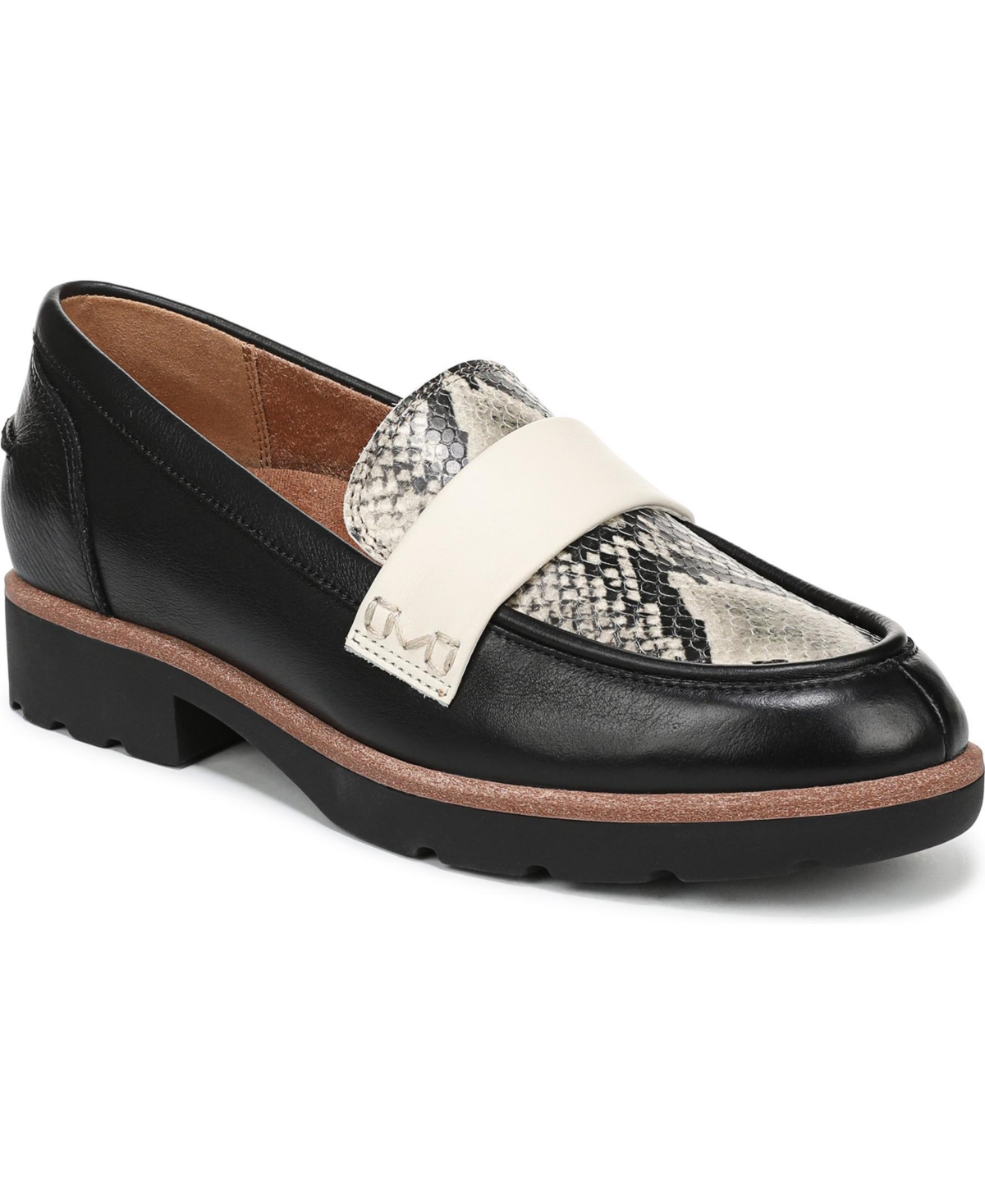 Click here for Vionic Womens Cleo Loafer Loafers - Black multi sn... prices