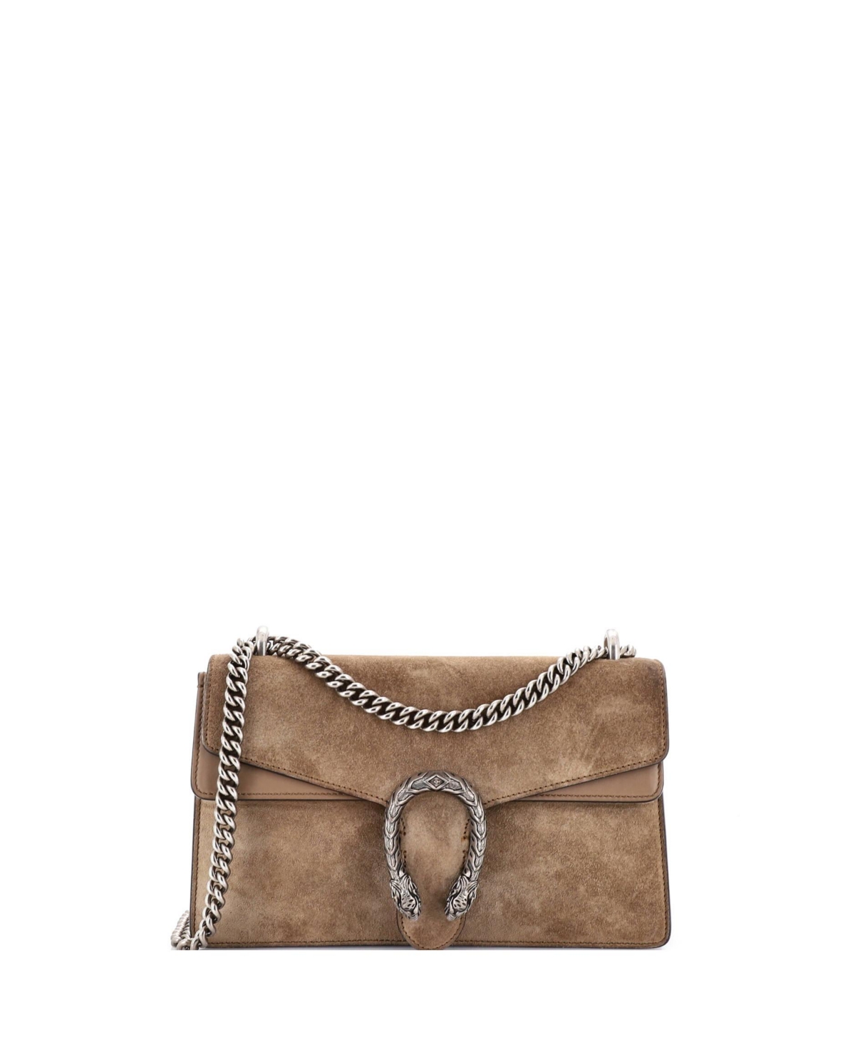 Click here for Pre-Owned Gucci Small Dionysus Bag Suede - Brown prices