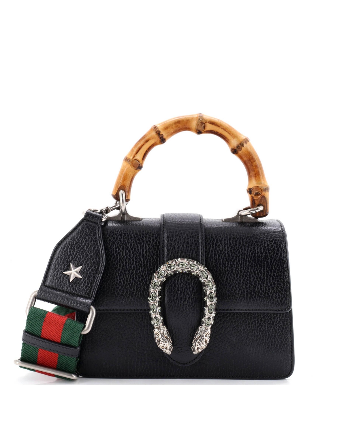 Click here for Pre-Owned Gucci Mini Dionysus Bamboo Top Handle Ba... prices