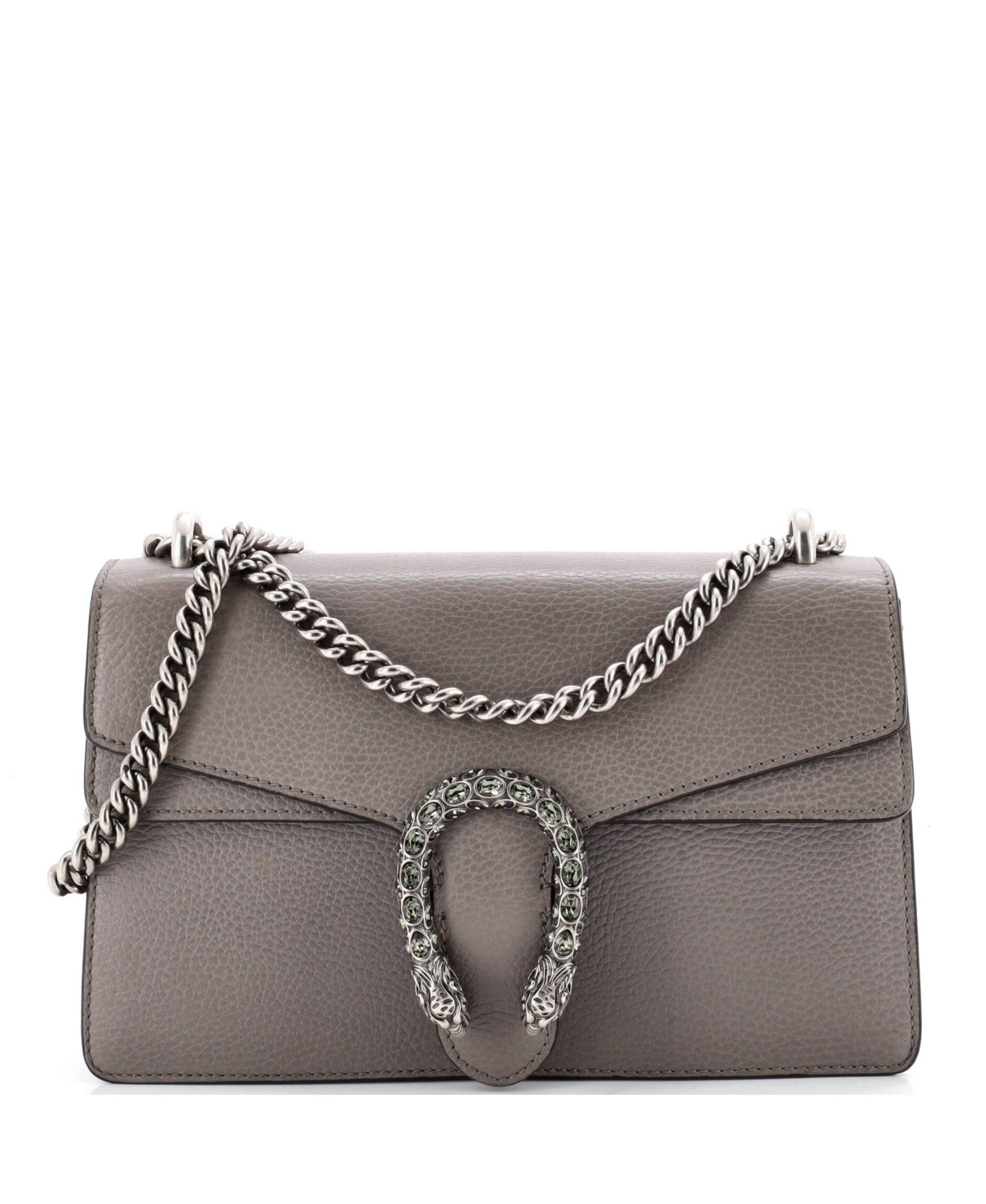 Click here for Pre-Owned Gucci Small Dionysus Bag Leather - Grey prices