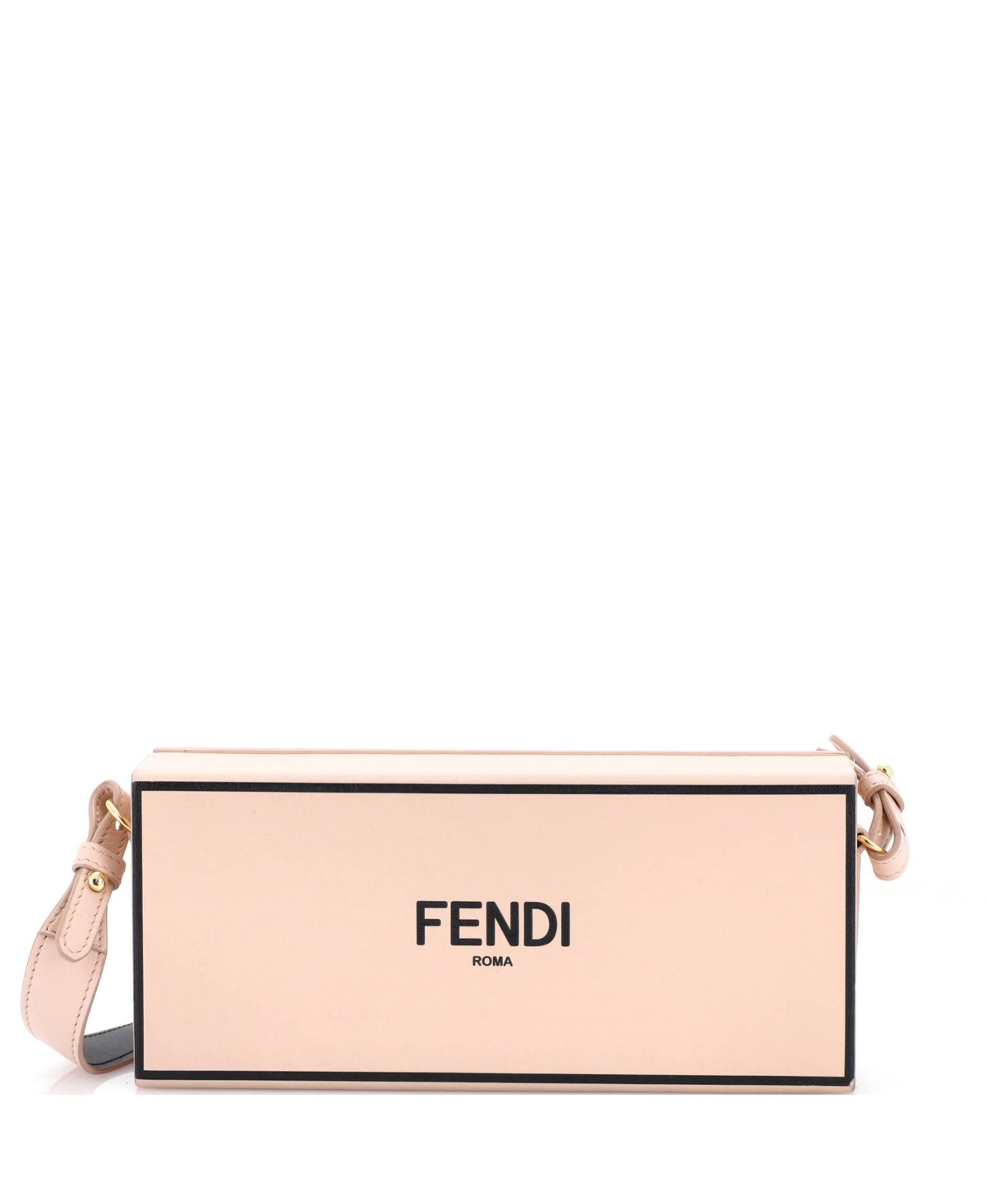 Click here for Pre-Owned Fendi Logo Horizontal Box Crossbody Bag... prices