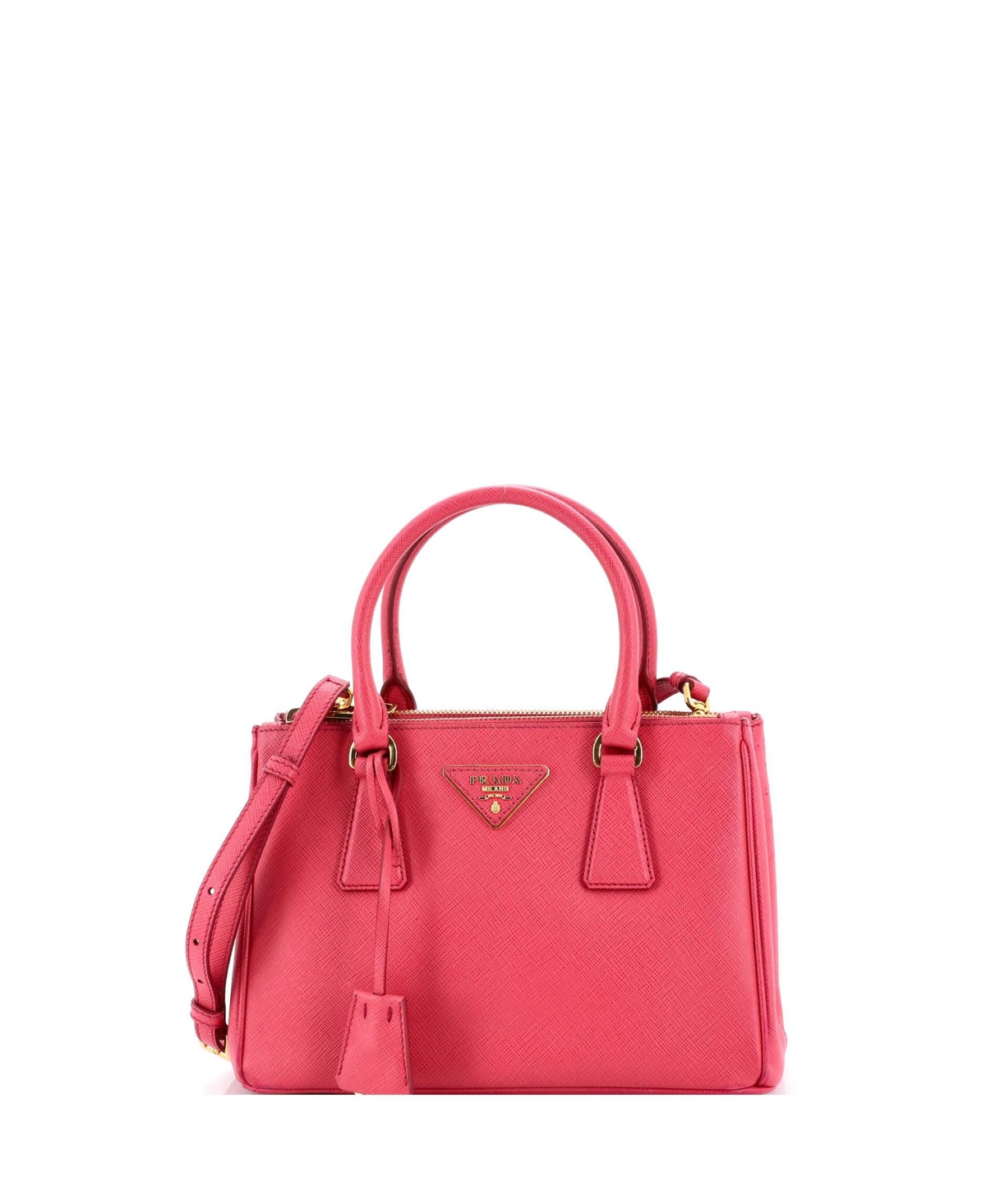 Click here for Pre-Owned Prada Small Galleria Double Zip Tote Saf... prices