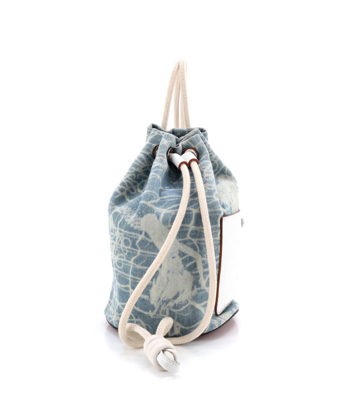 Click here for Pre-Owned Loewe Sailor Bucket Backpack Denim - Blu... prices