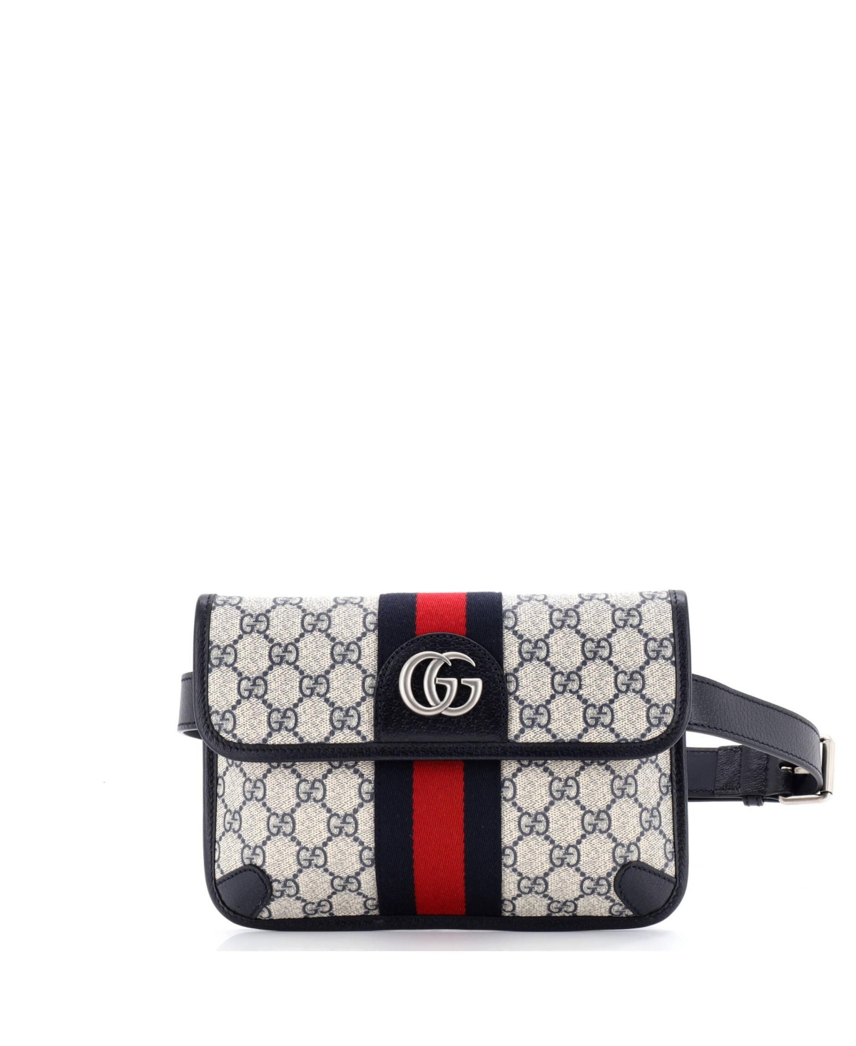 Click here for Pre-Owned Gucci Ophidia Flap Belt Bag Gg Coated Ca... prices