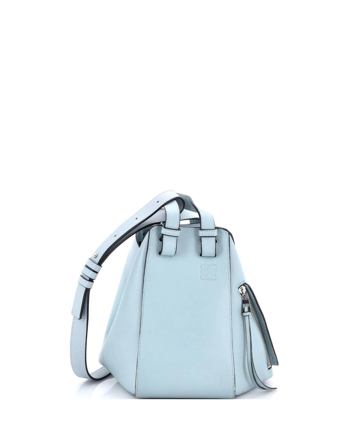 Click here for Pre-Owned Loewe Small Hammock Bag Leather - Blue prices